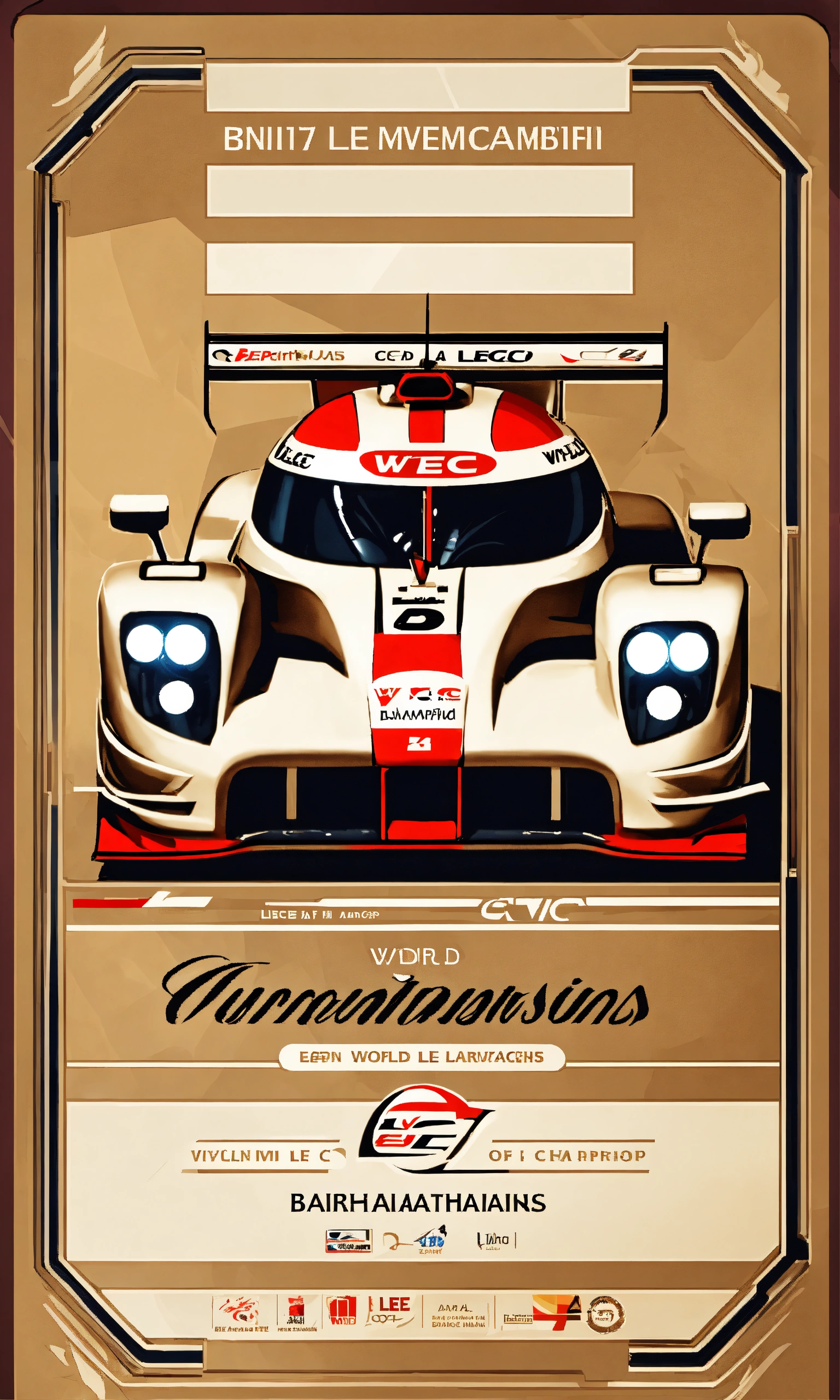 Lexica - WEC World endurance championship card VIP ID pass background ...