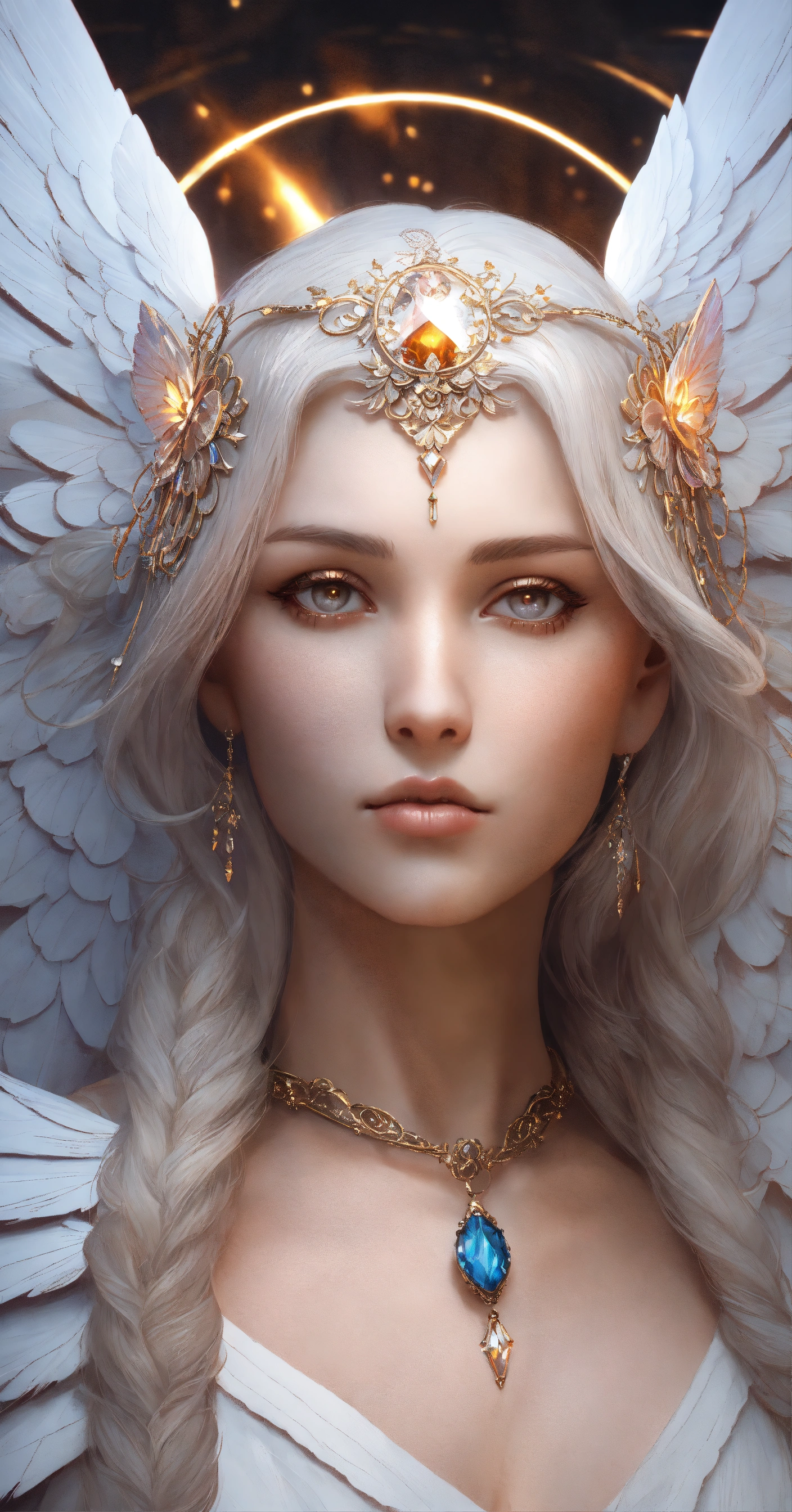 Lexica - Elderly angel, wings, intricate, headshot, highly detailed ...