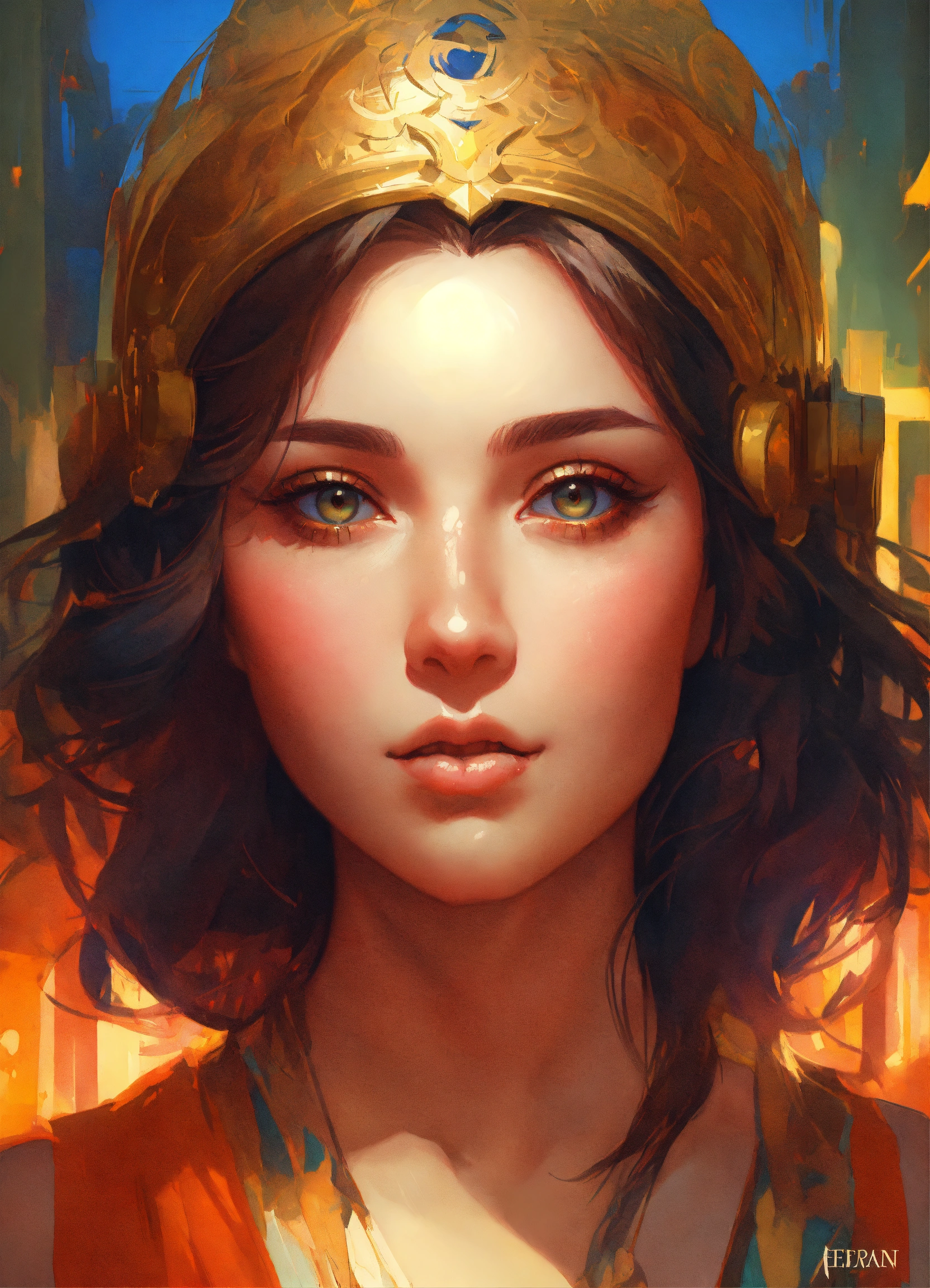 Lexica - Portrait lady miss woman focus attractive eye enchanted ...