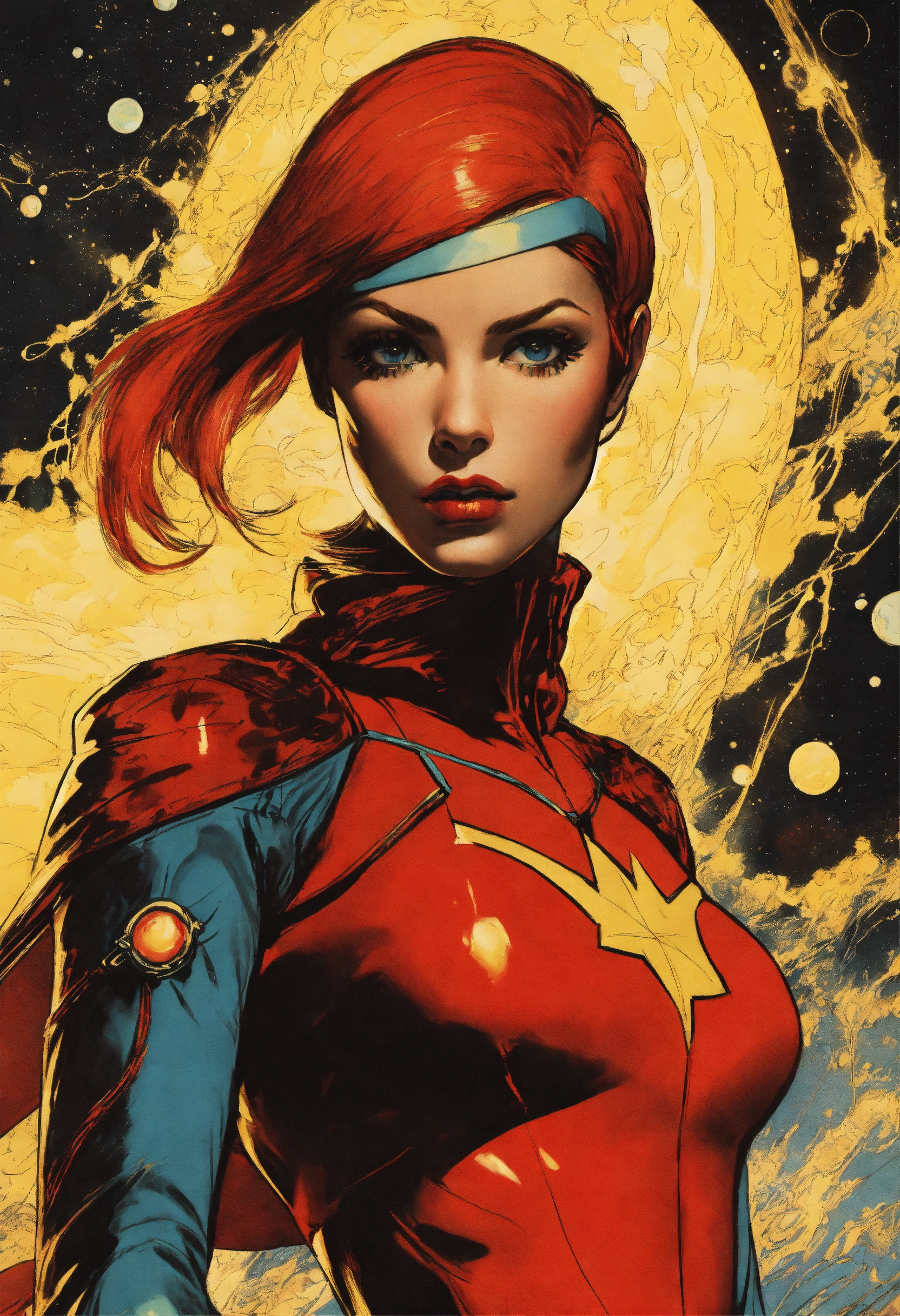 Lexica - 1960s hyper surrealism, photo-realistic, beautiful female ...