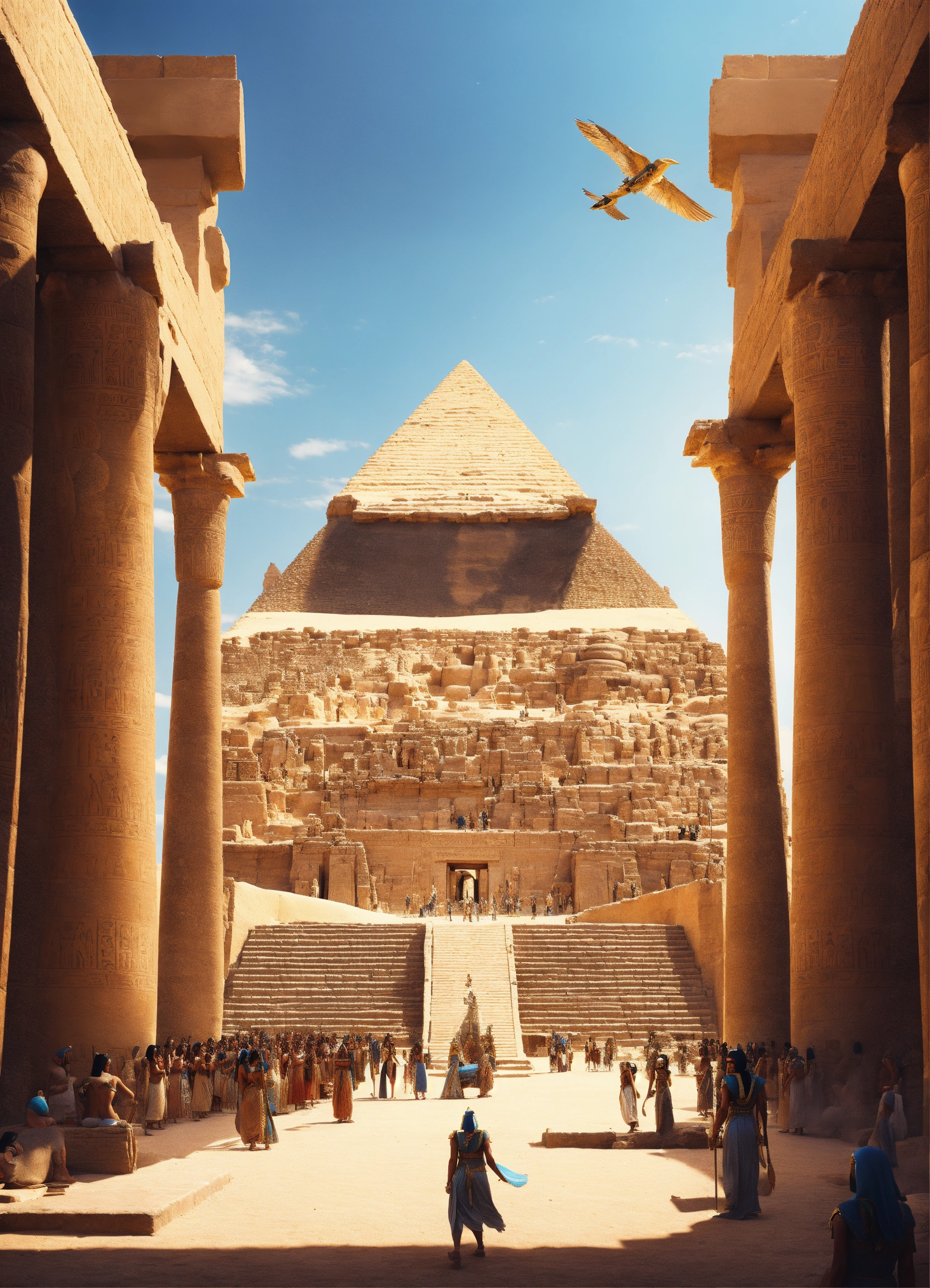 Lexica - Give me Ancient Egypt being luxurious including pharah ...