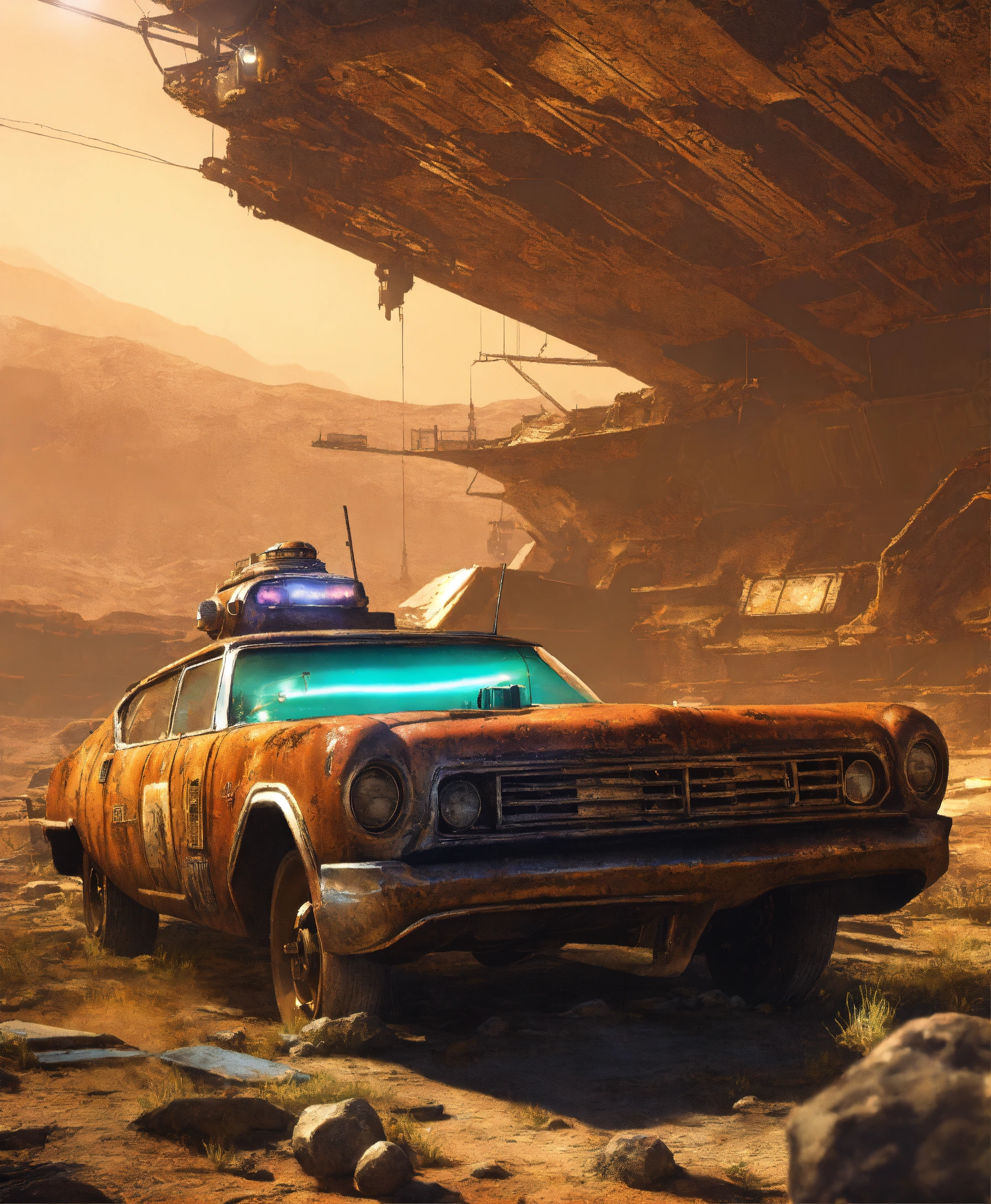 Lexica - An astro cruiser in a nuclear fallout, natural rust and grime ...