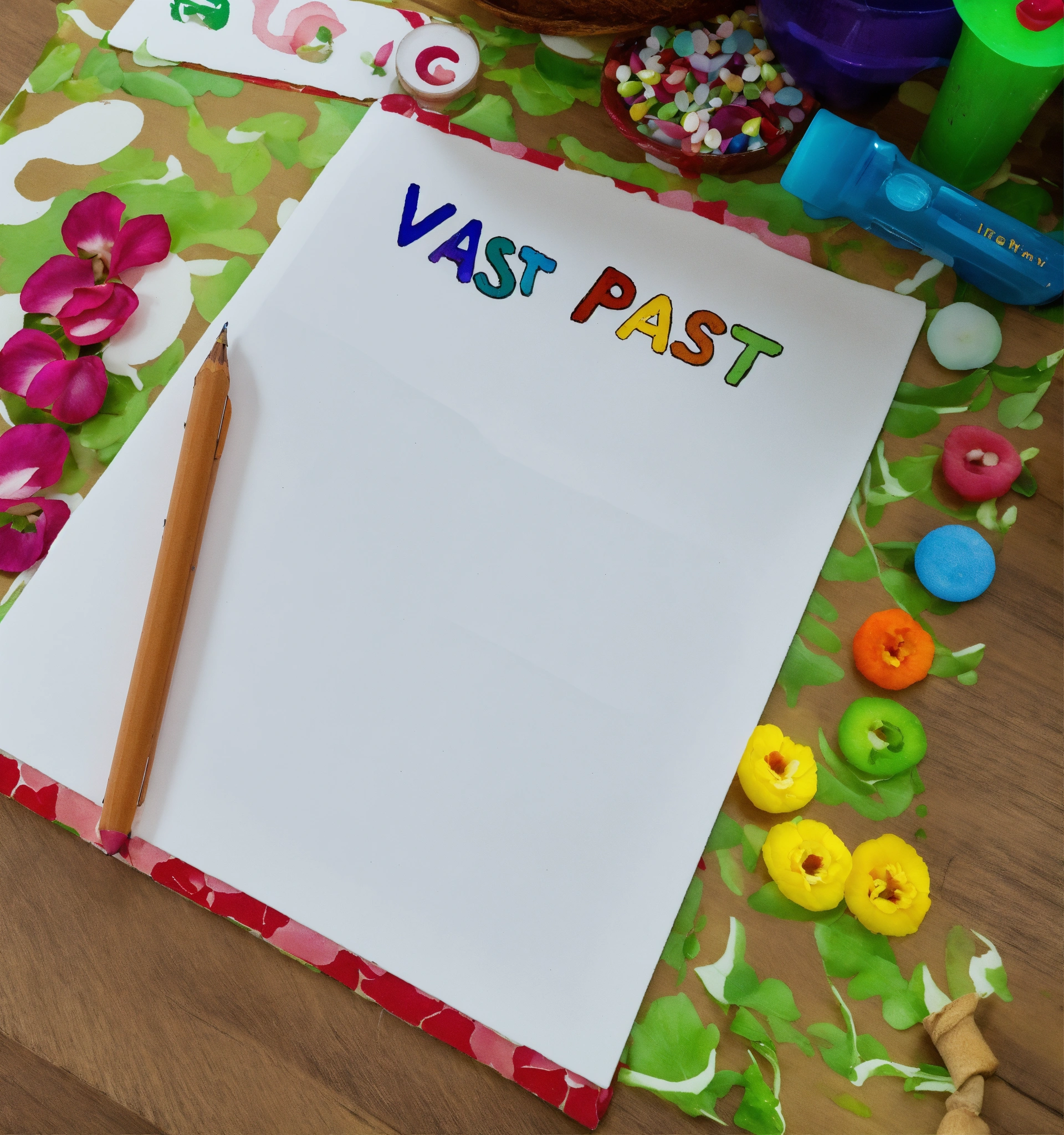 Lexica - Write the word VAST on a white background with the letter A
