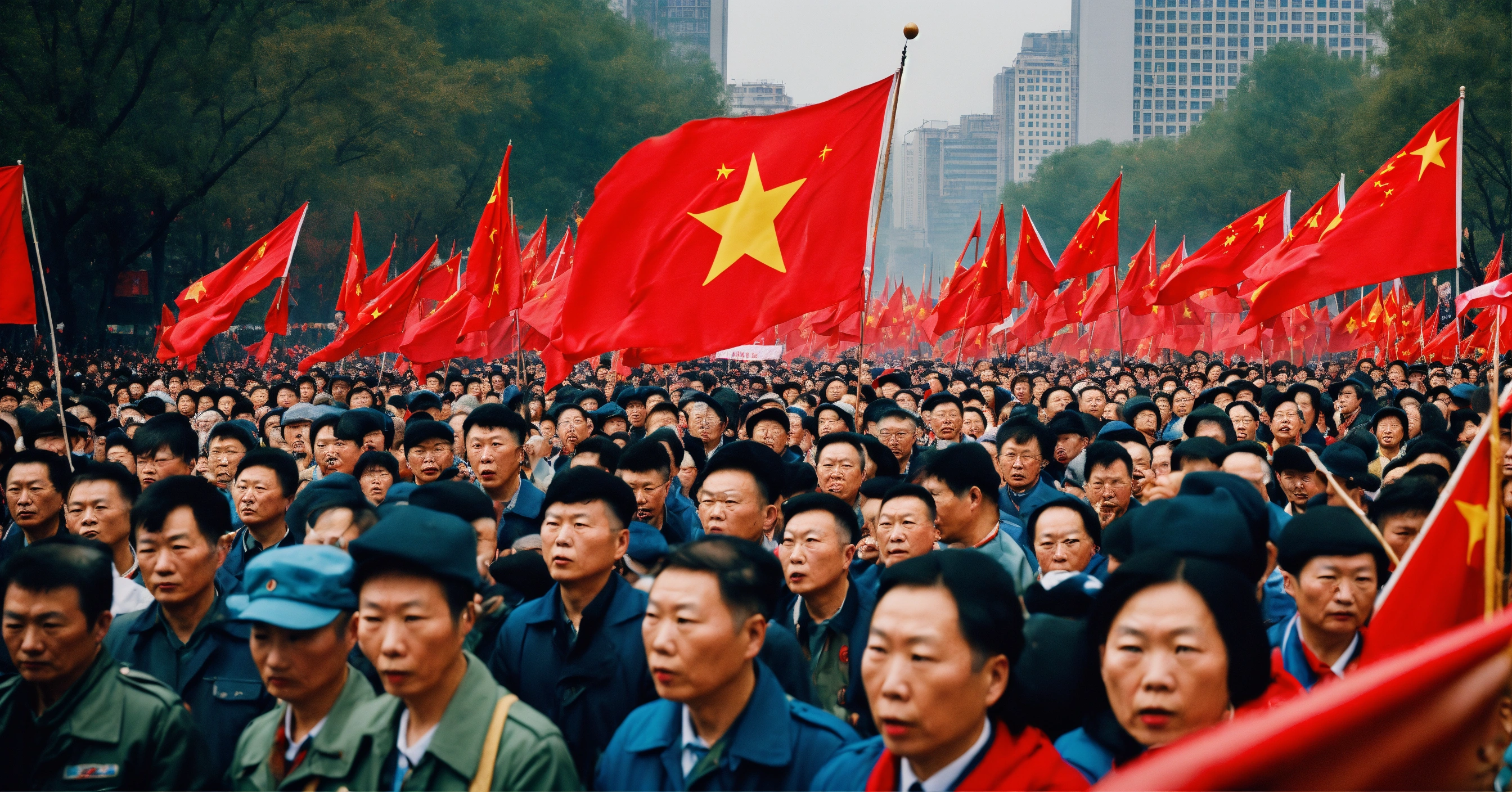 Lexica - Ultrarealistic contemporary photo, Chinese Cultural Revolution ...