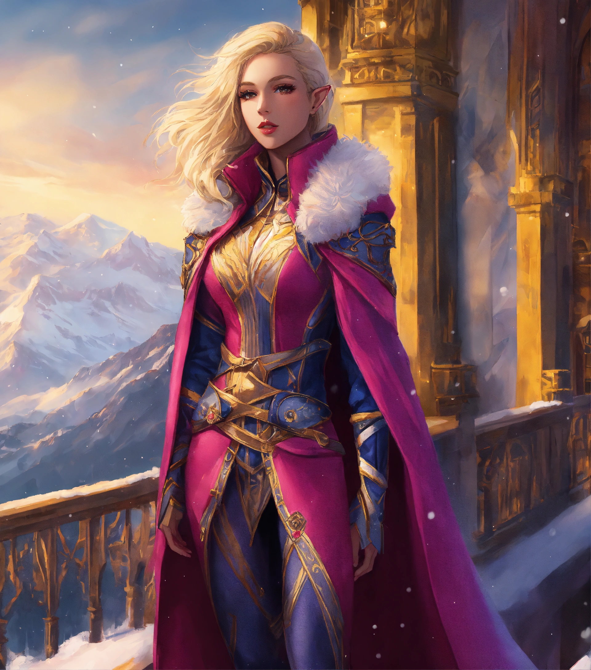Lexica - Full body drawing of a sci fi high elf, royalty, futuristic ...