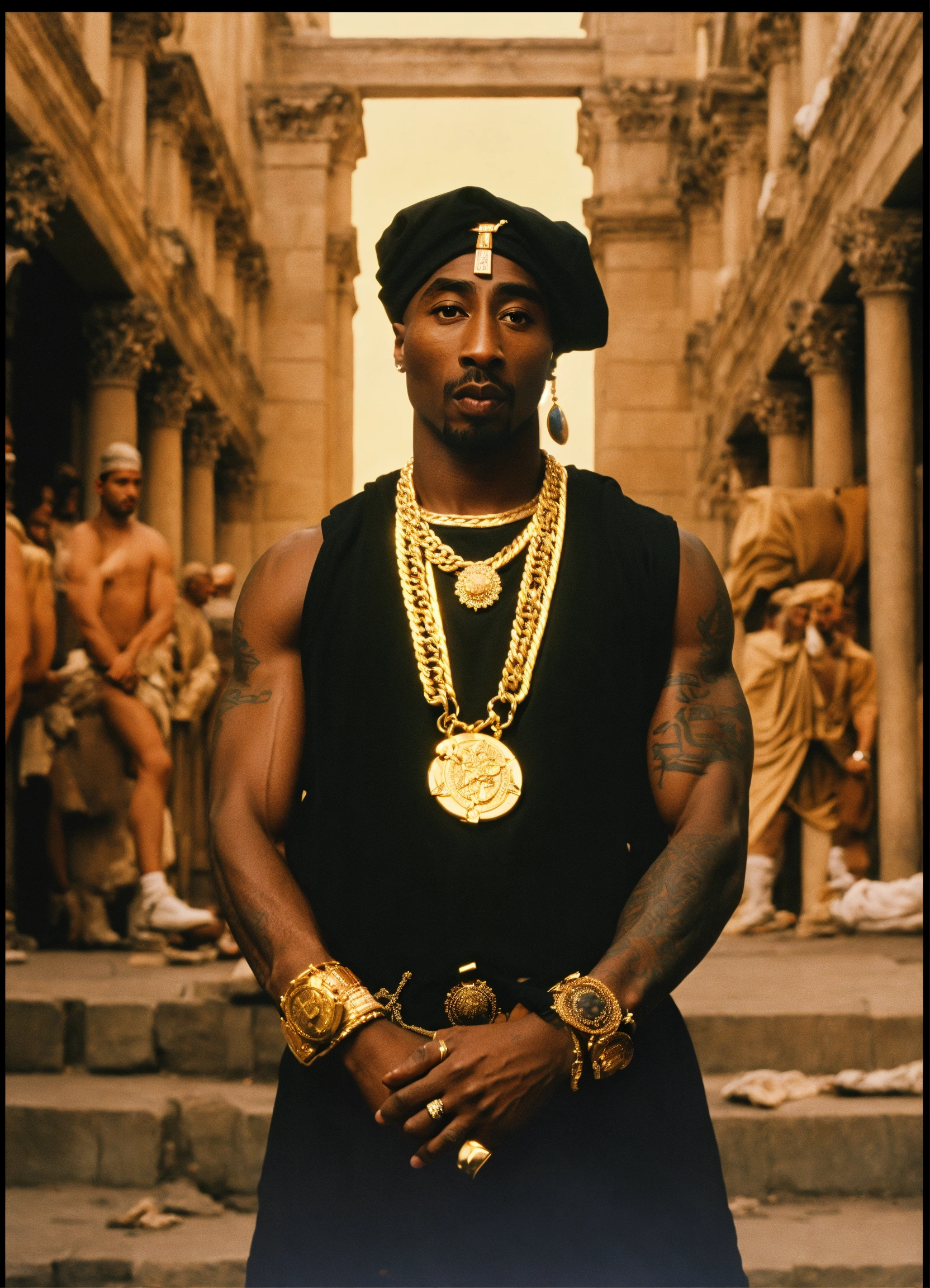 Lexica - Tupac Shakur as Black Caesar hip hop high definition Roman ...