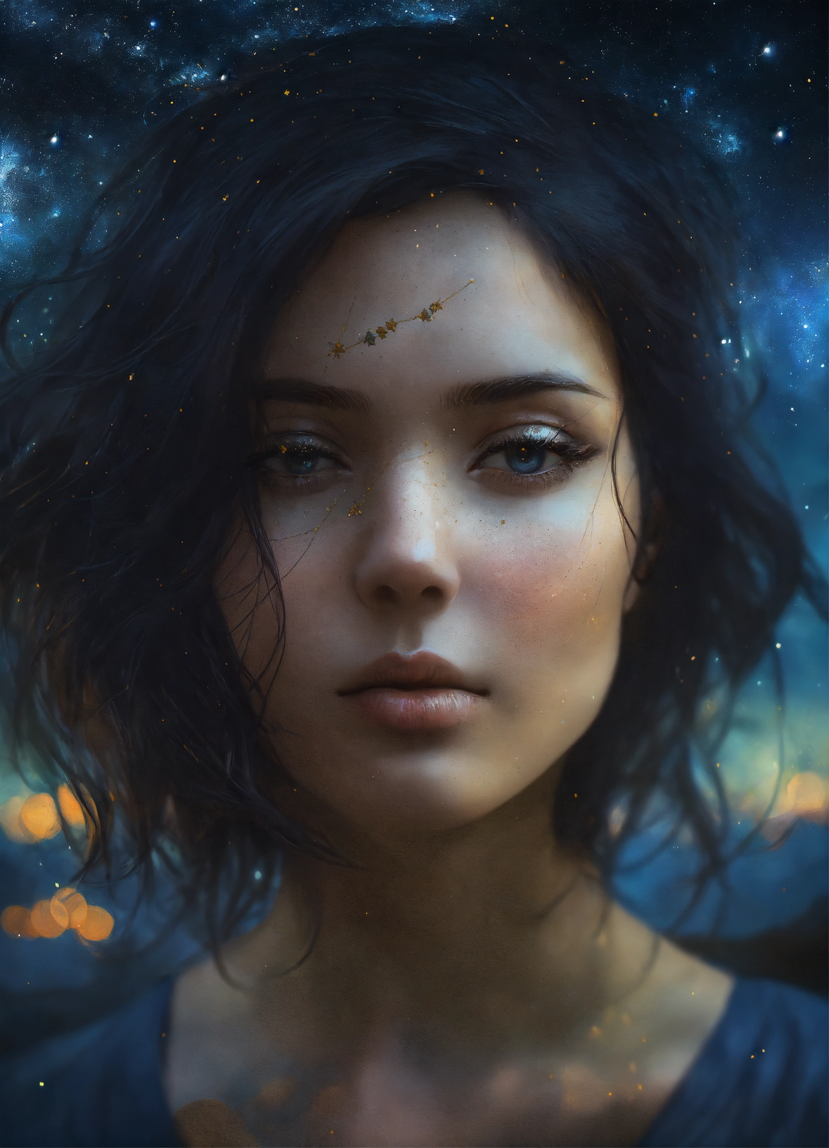 Lexica - The eye looks across a universe full of stars, galaxies and ...