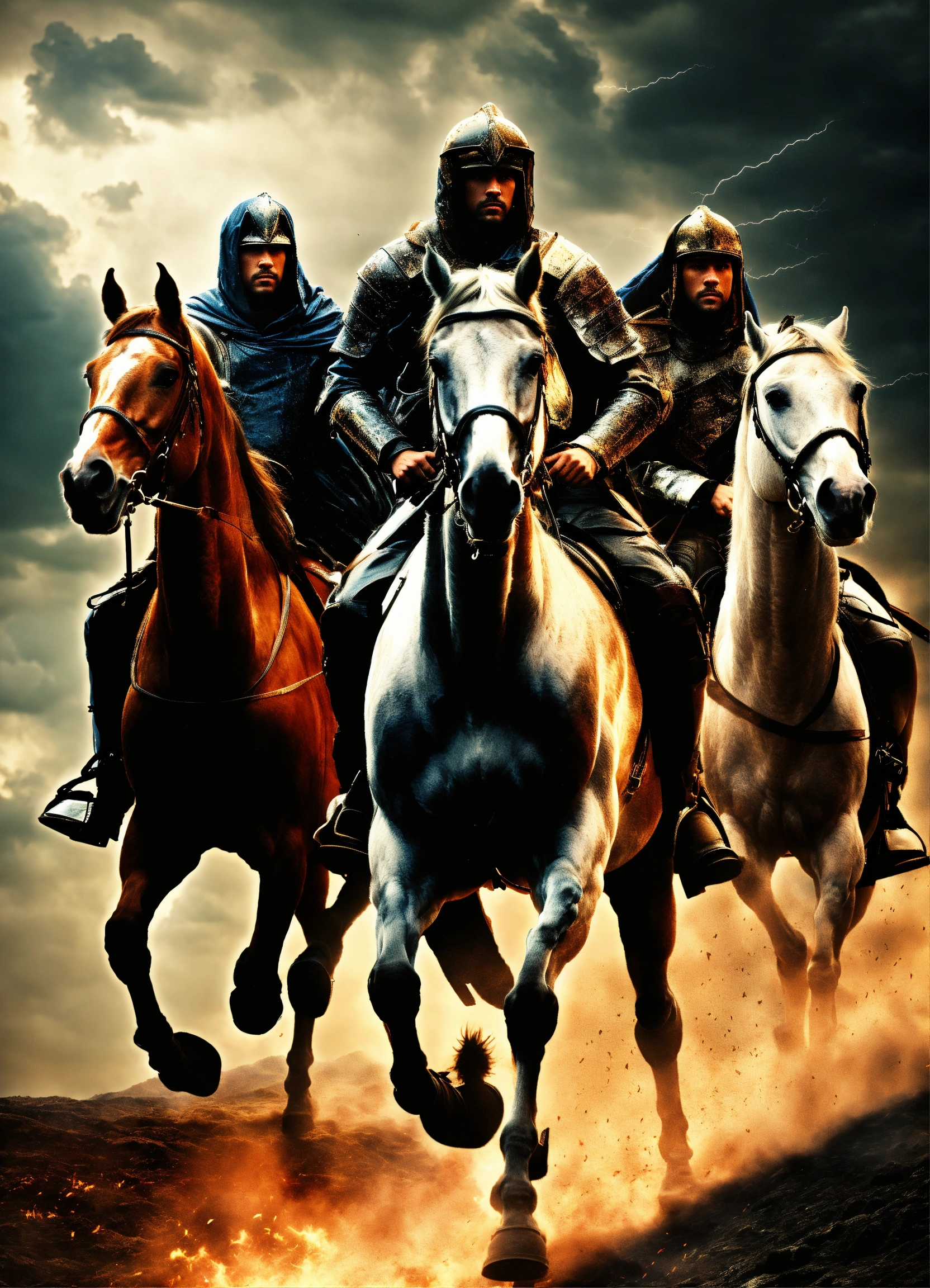 Lexica - The four horsemen of the apocalypse, riding on their horses ...