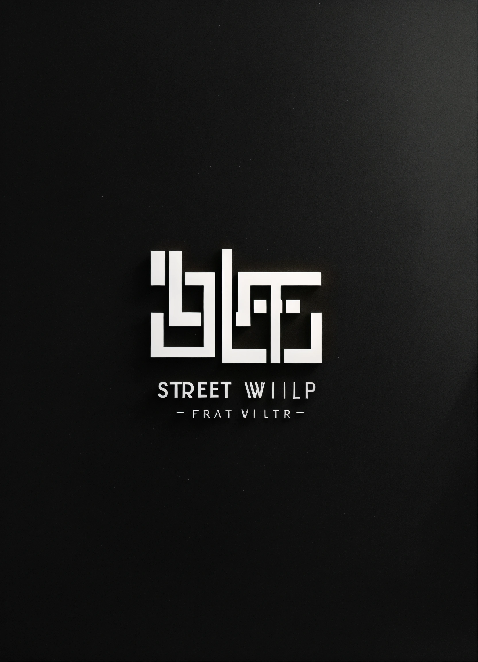 Lexica - Logo for street wear brand, minimalist, all-white symbol, off ...