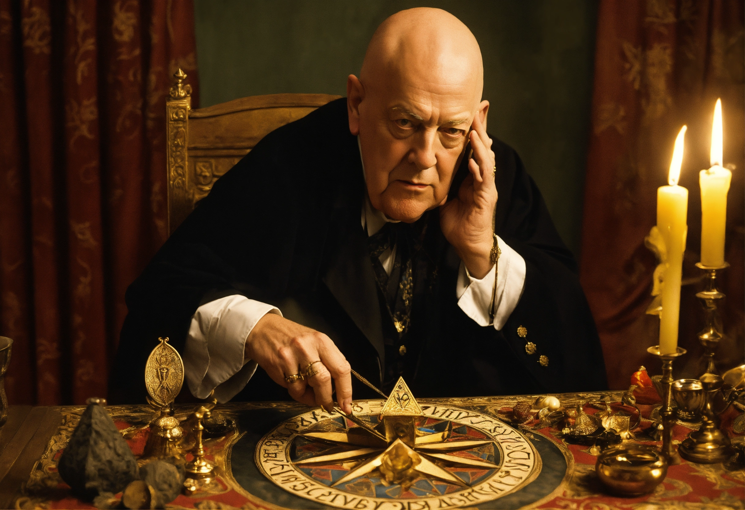 Lexica - Aleister crowley faisant de la magie