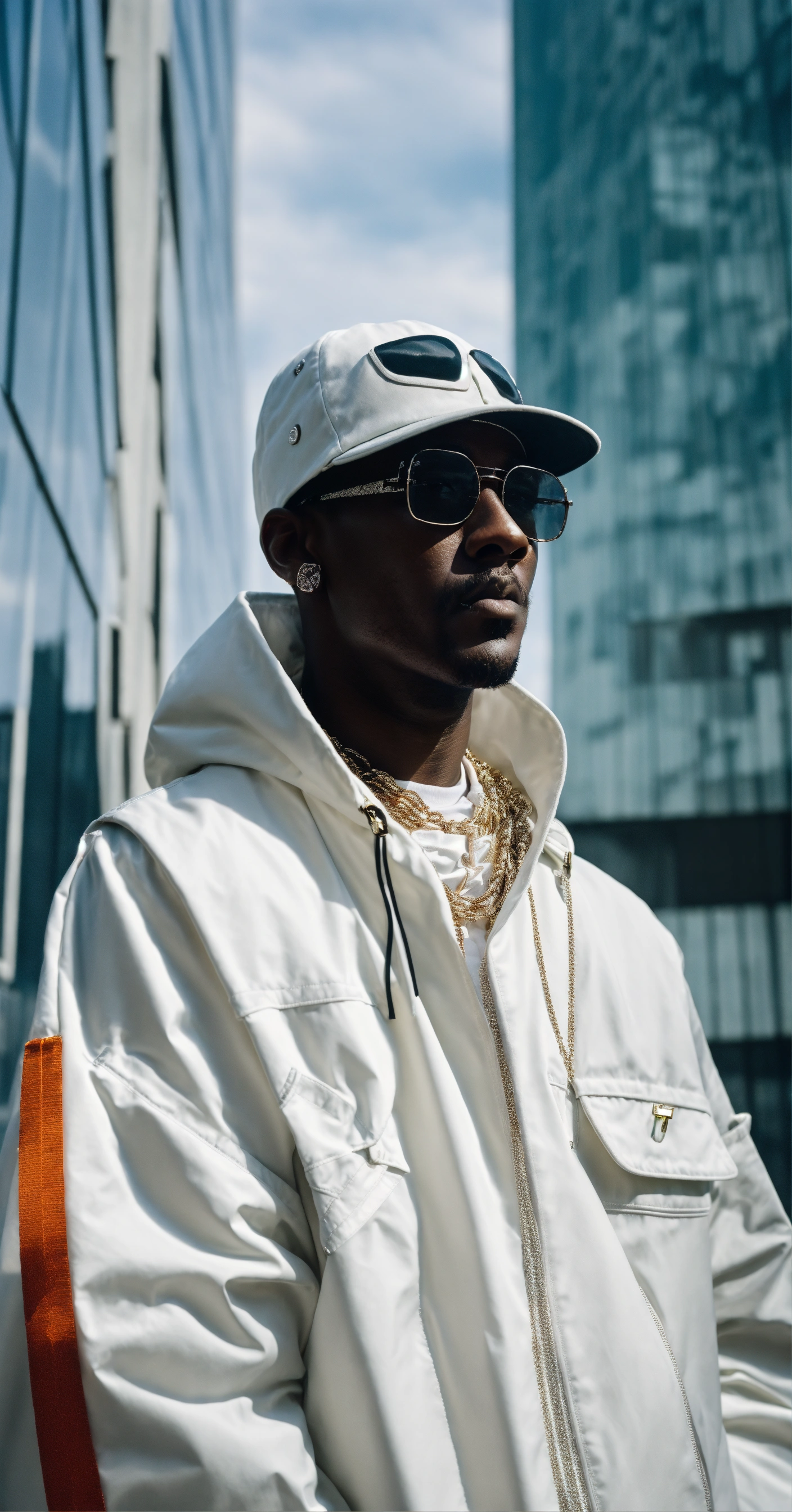 Lexica - Skepta, Ultra hd! editorial, white and chrome vintage, iso 400 ...