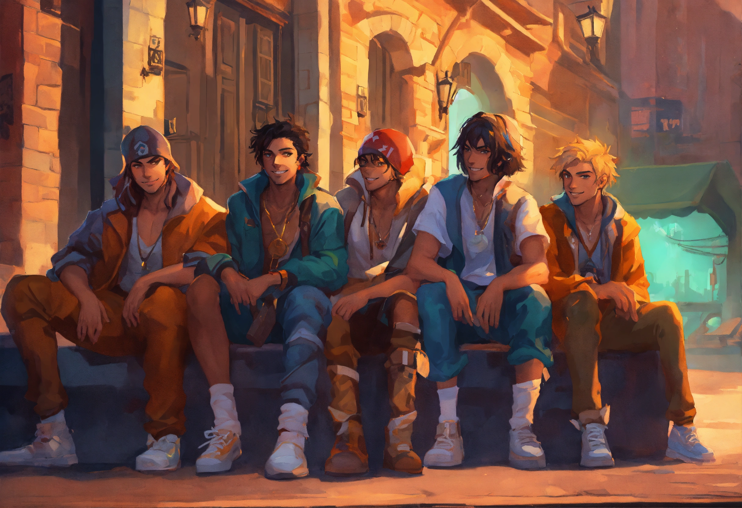 Lexica - Fantasy gang of young fantasy adventurers in complex and cool ...