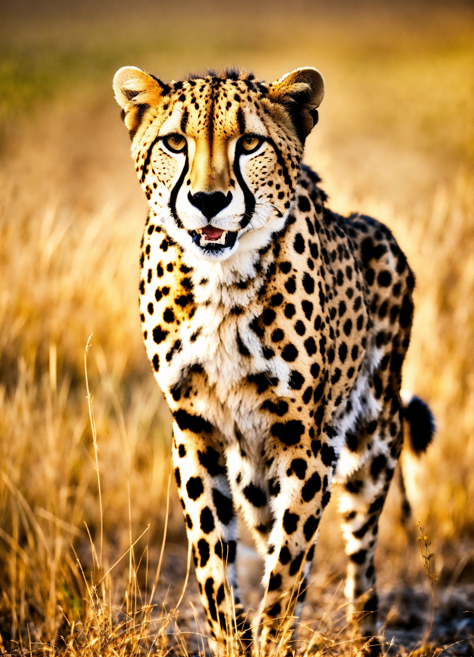 Lexica - A cheetah, full body image