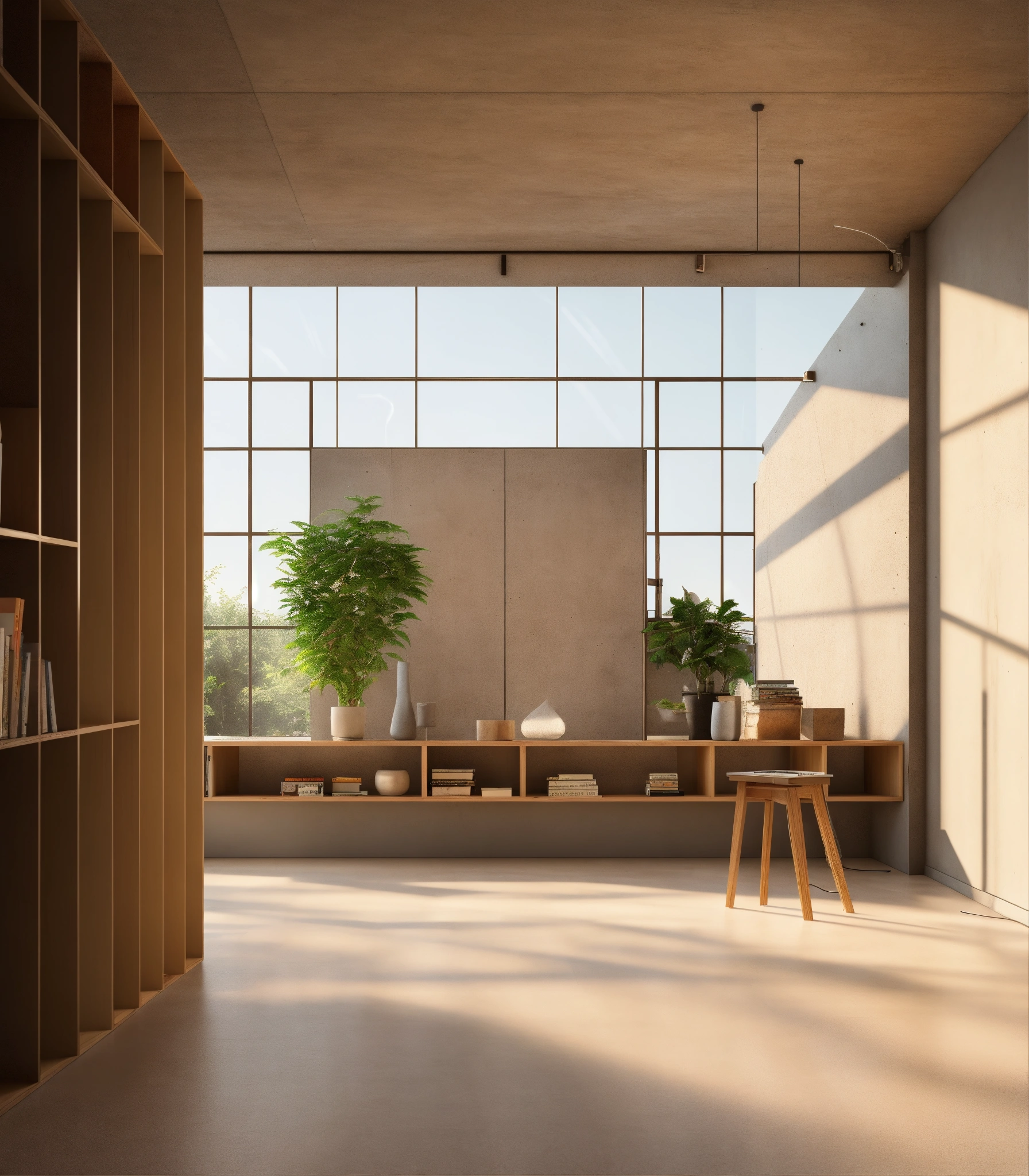 Lexica - Generate a highly realistic image of a completely empty big ...