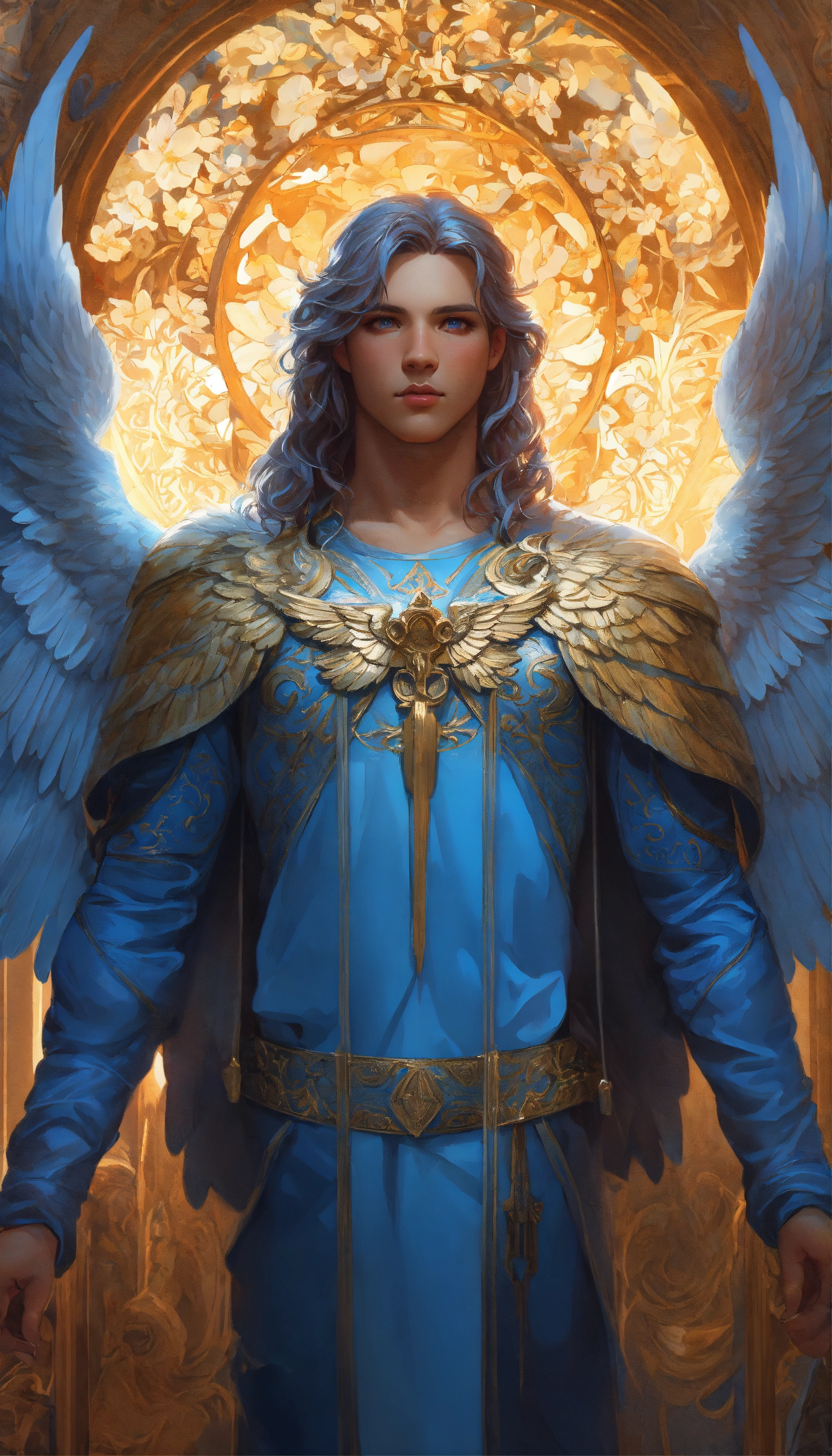 Lexica - Male angel, wings, intricate, headshot, highly detailed ...