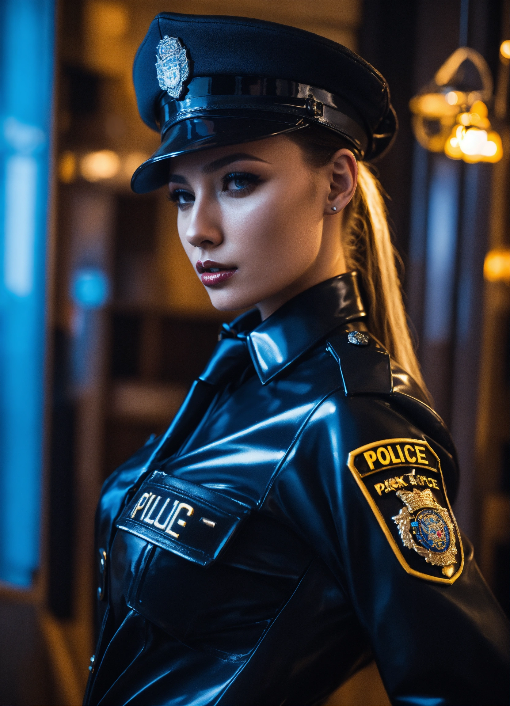 Lexica - Cyberpunk, stunning french seductress woman fashion model ...