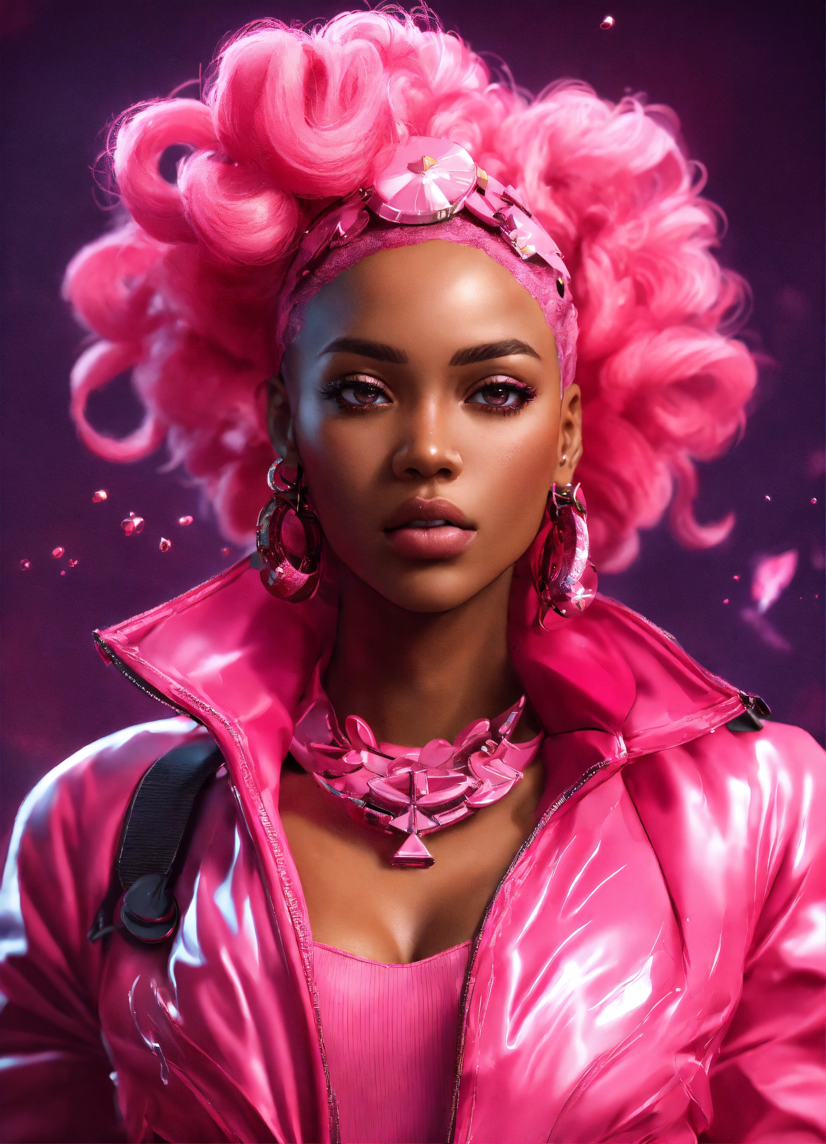 Lexica - Hyperrealistic. Black woman apex legend female character ...