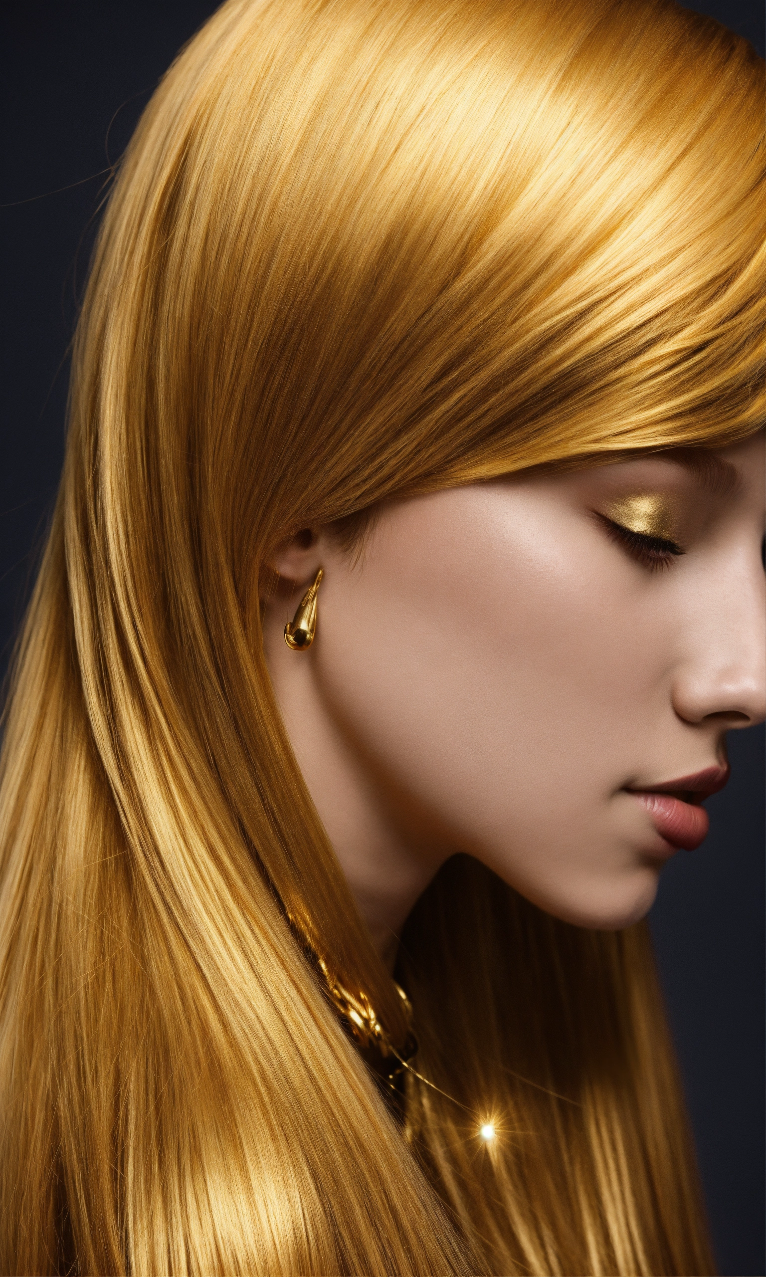 Lexica - Bright Shiny Gold Metallic strands of Shiny Gold Metallic ...