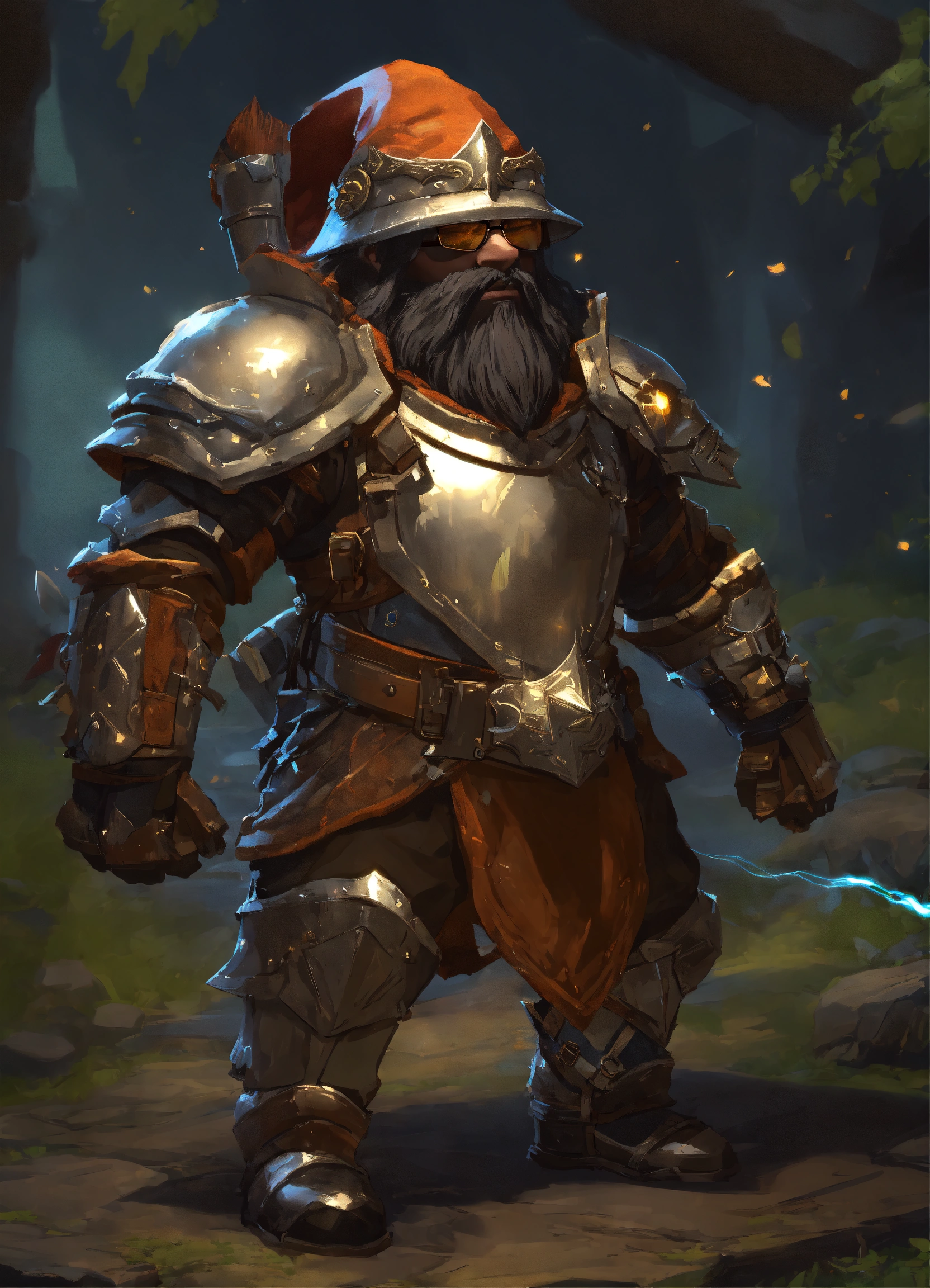 Lexica - Armorer artificer rock gnome with big dark head and glasses ...