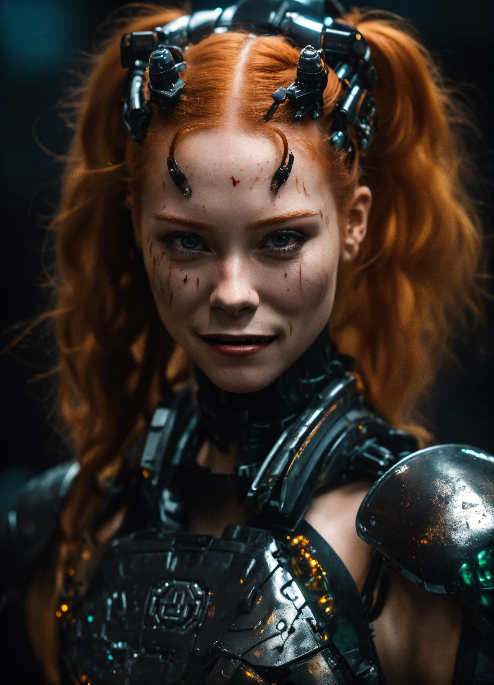 Lexica - An ultra detailed photo of a crazy scary 20-year-old ginger ...