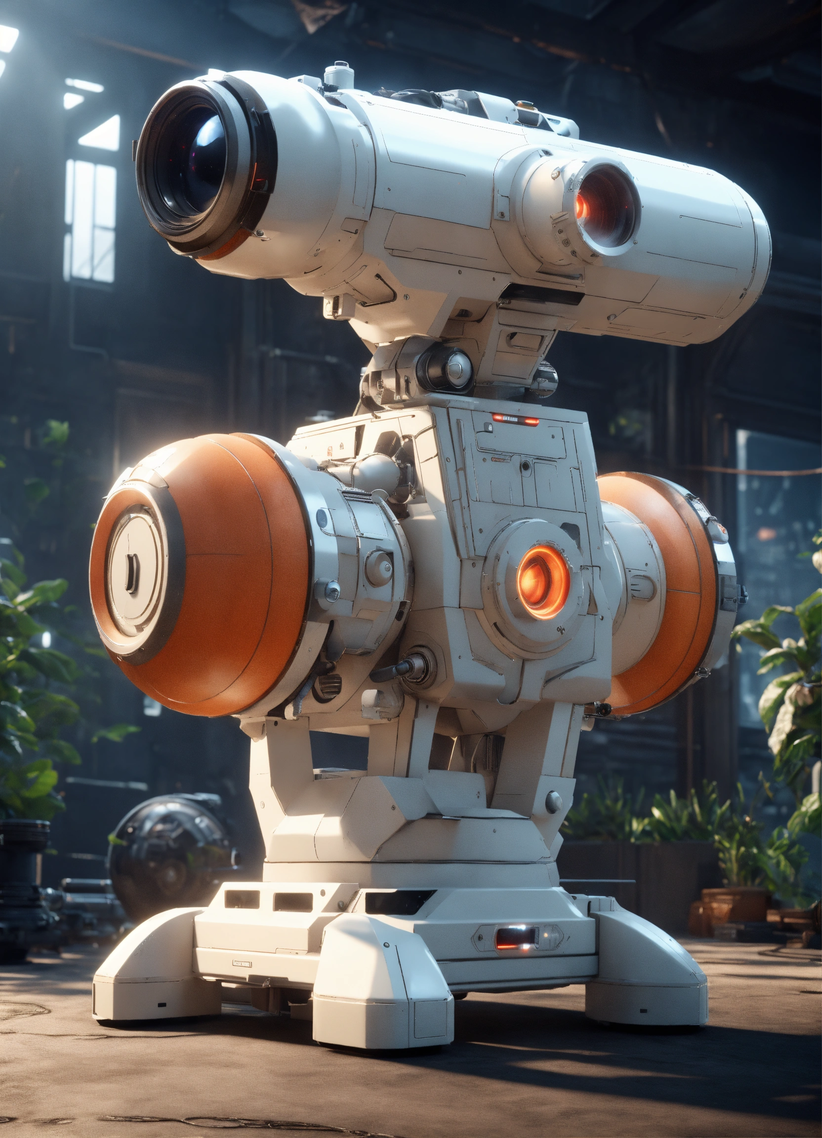 Lexica - Long white sound cannon, realistic, futuristic, sci fi, 8K ...