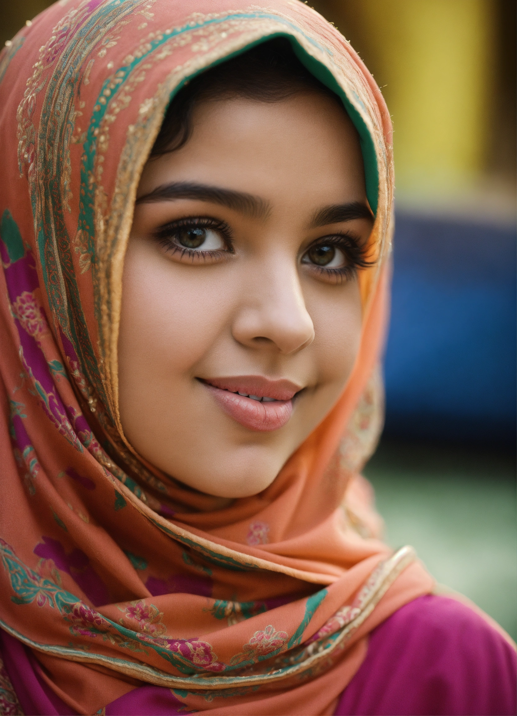 Lexica - A very cute Muslim gril