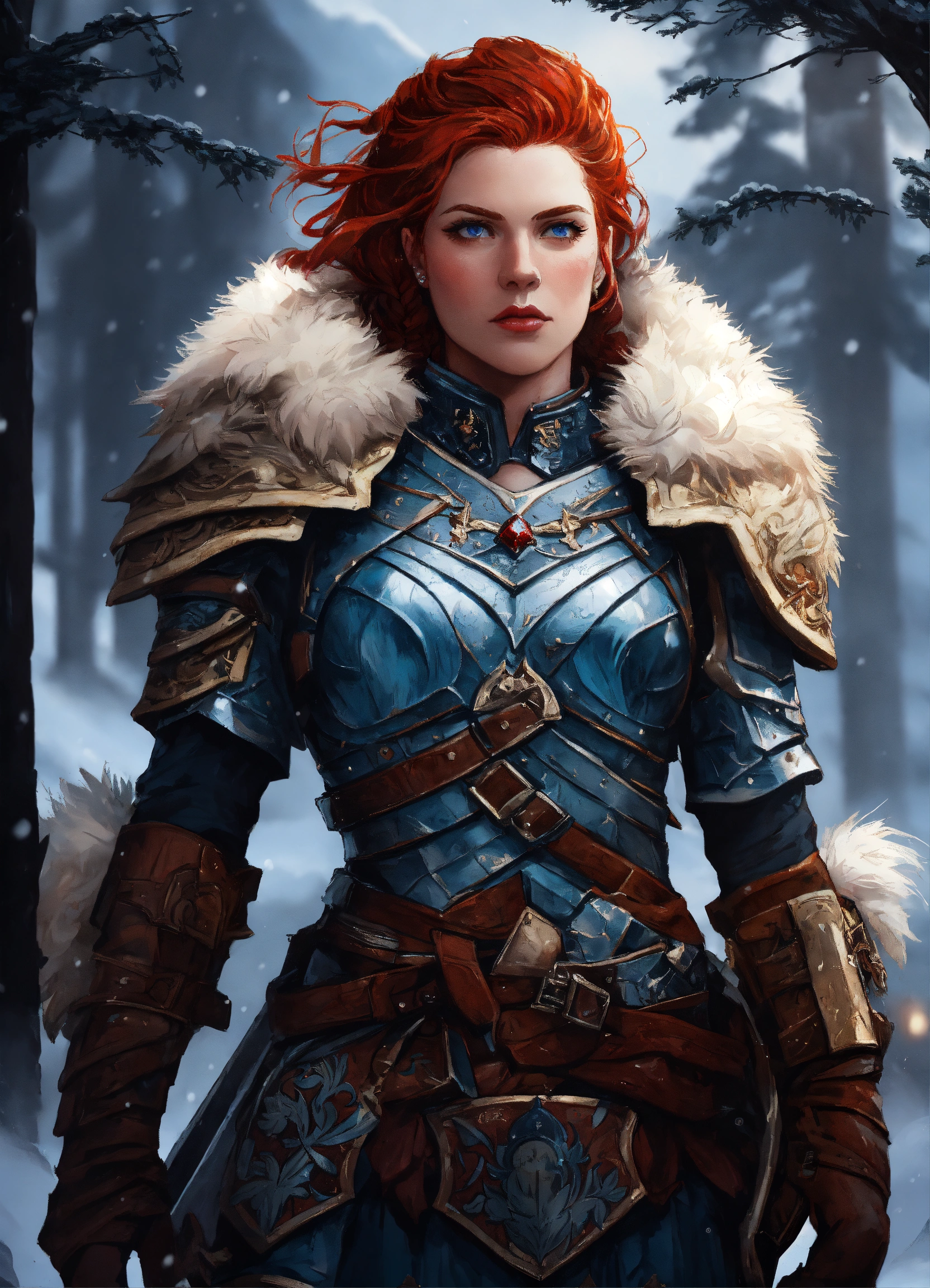 Lexica - A strong rugged woman in intricate armor, highly detailed ...