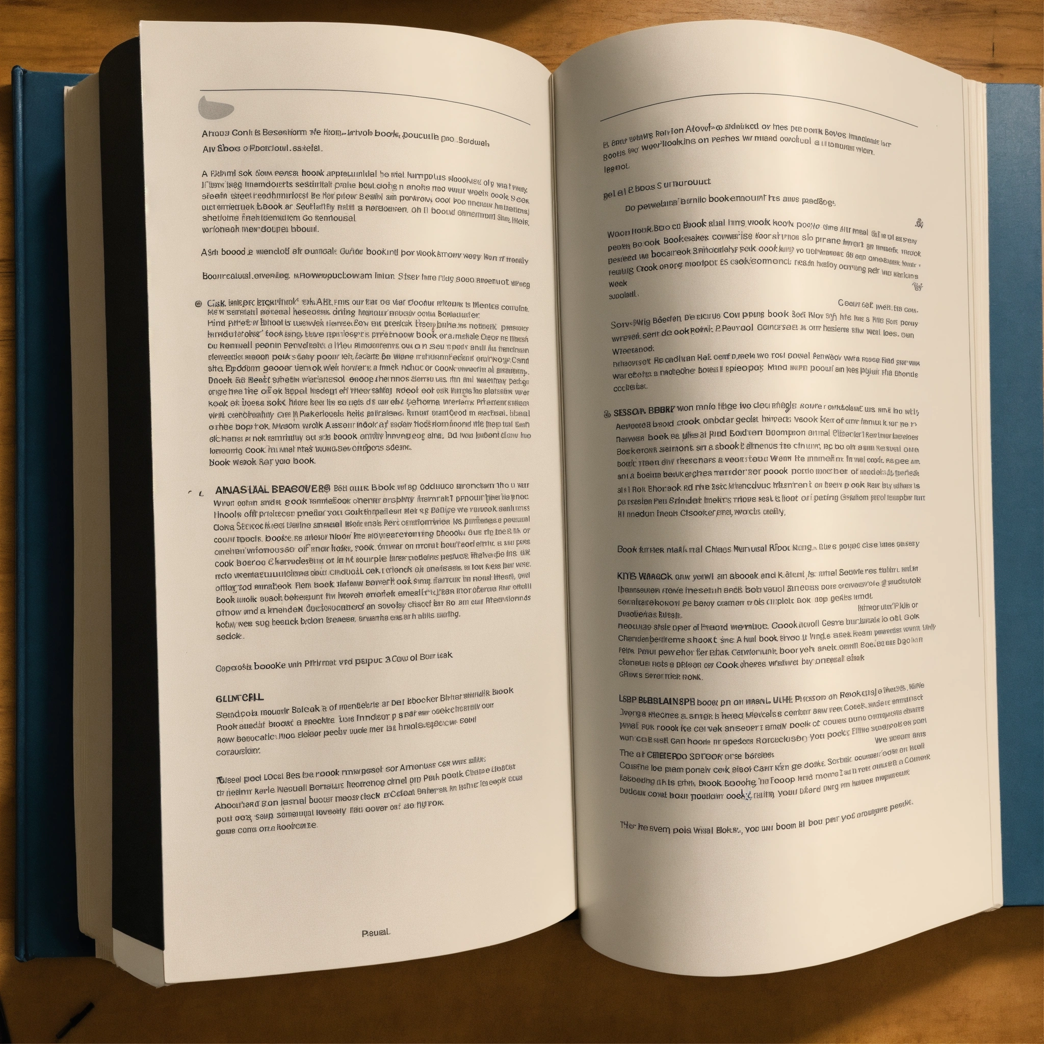 Lexica - A photo of a manual for a product. The manual is a large book ...