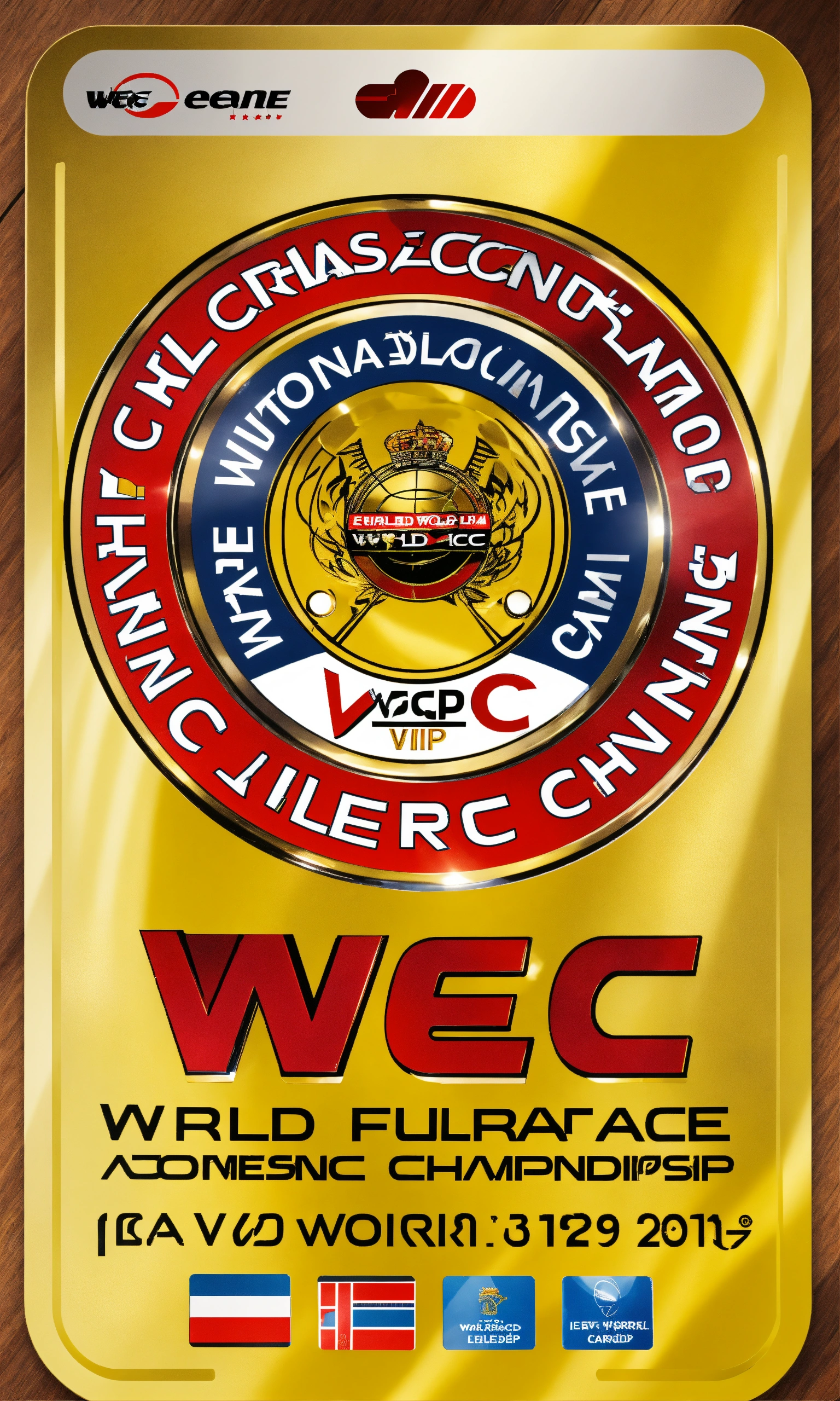 Lexica - WEC World endurance championship card VIP ID pass