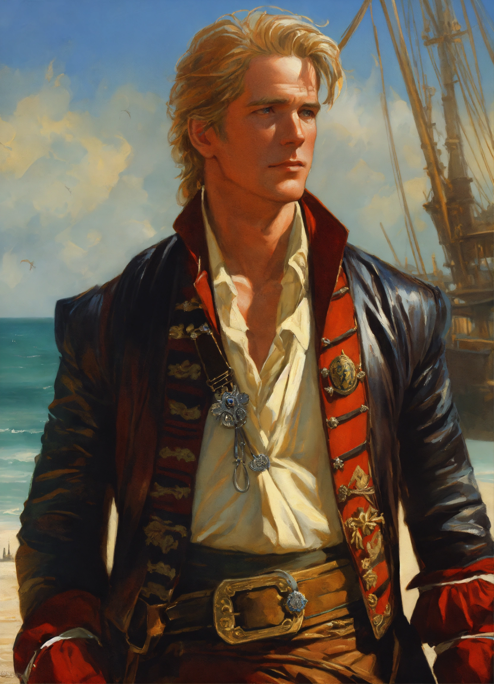 Lexica - Close up, Matthew modine as an erudite walking along the beach ...