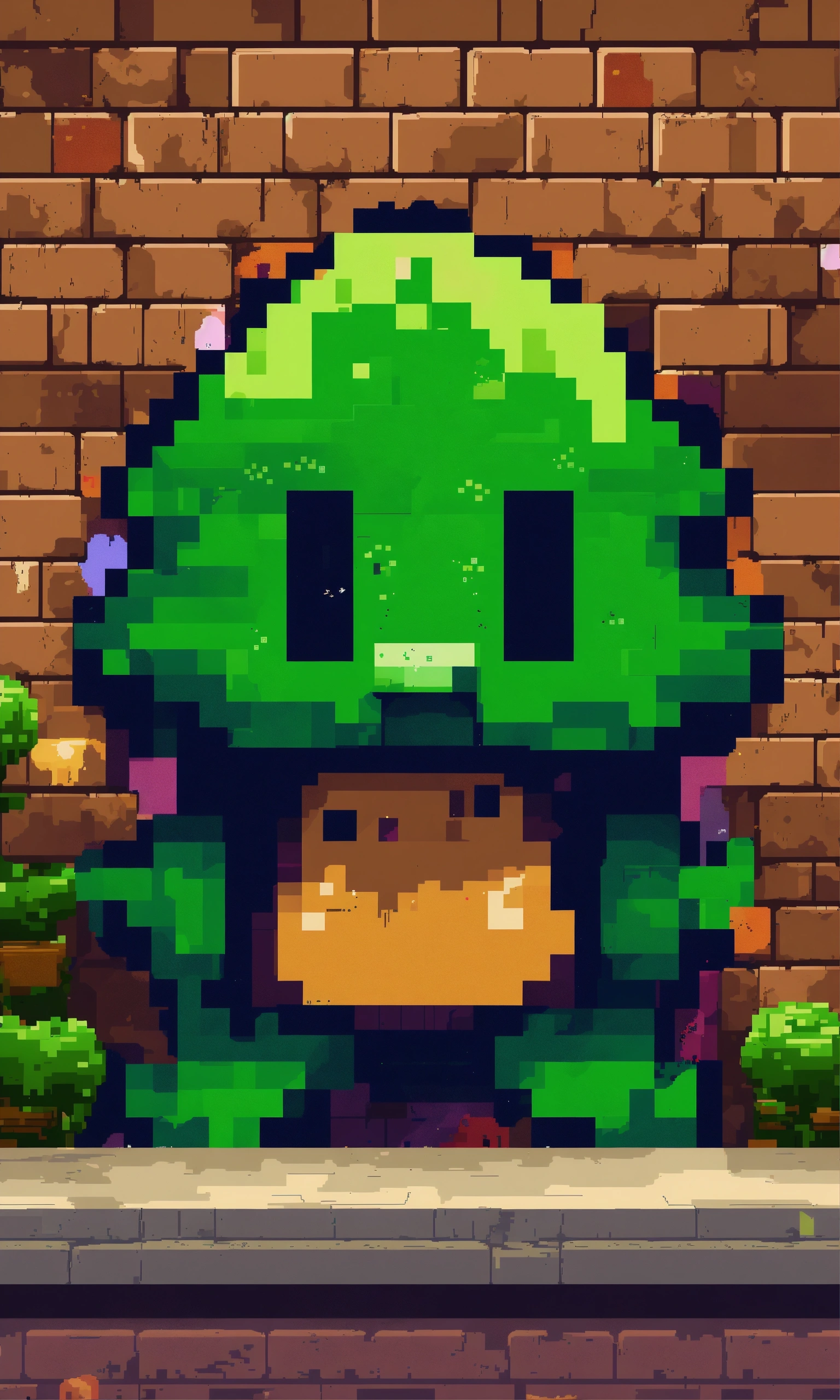 Lexica - "Design an image of a static character inspired by Lemmings ...