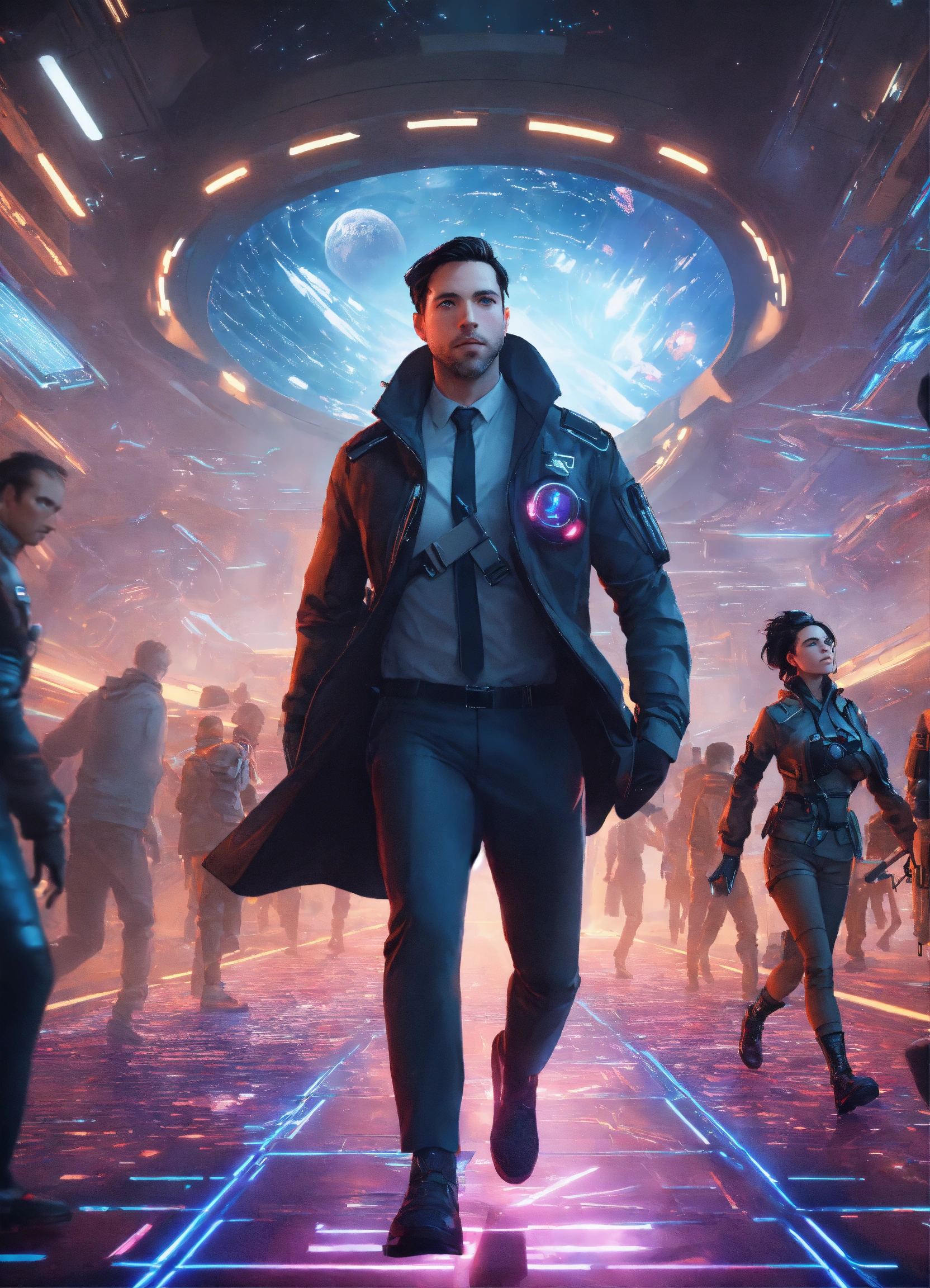 Lexica - 35 year old white male doctor with black hair wearing ...