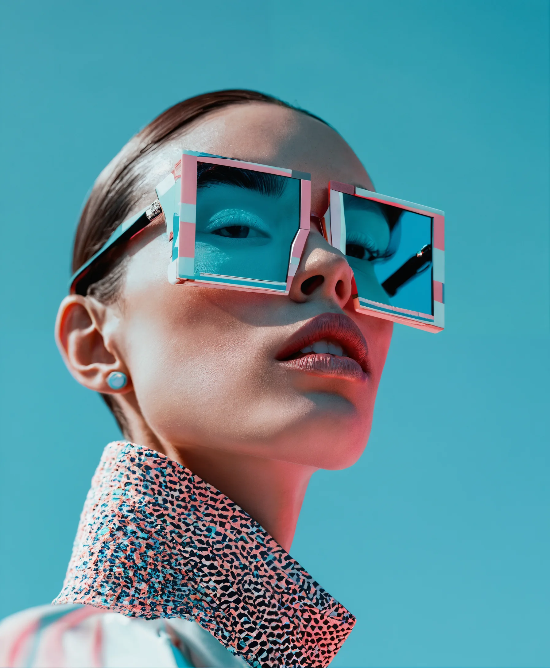 Lexica - Portrait of a French supermodel straight focus, wearing pastel ...