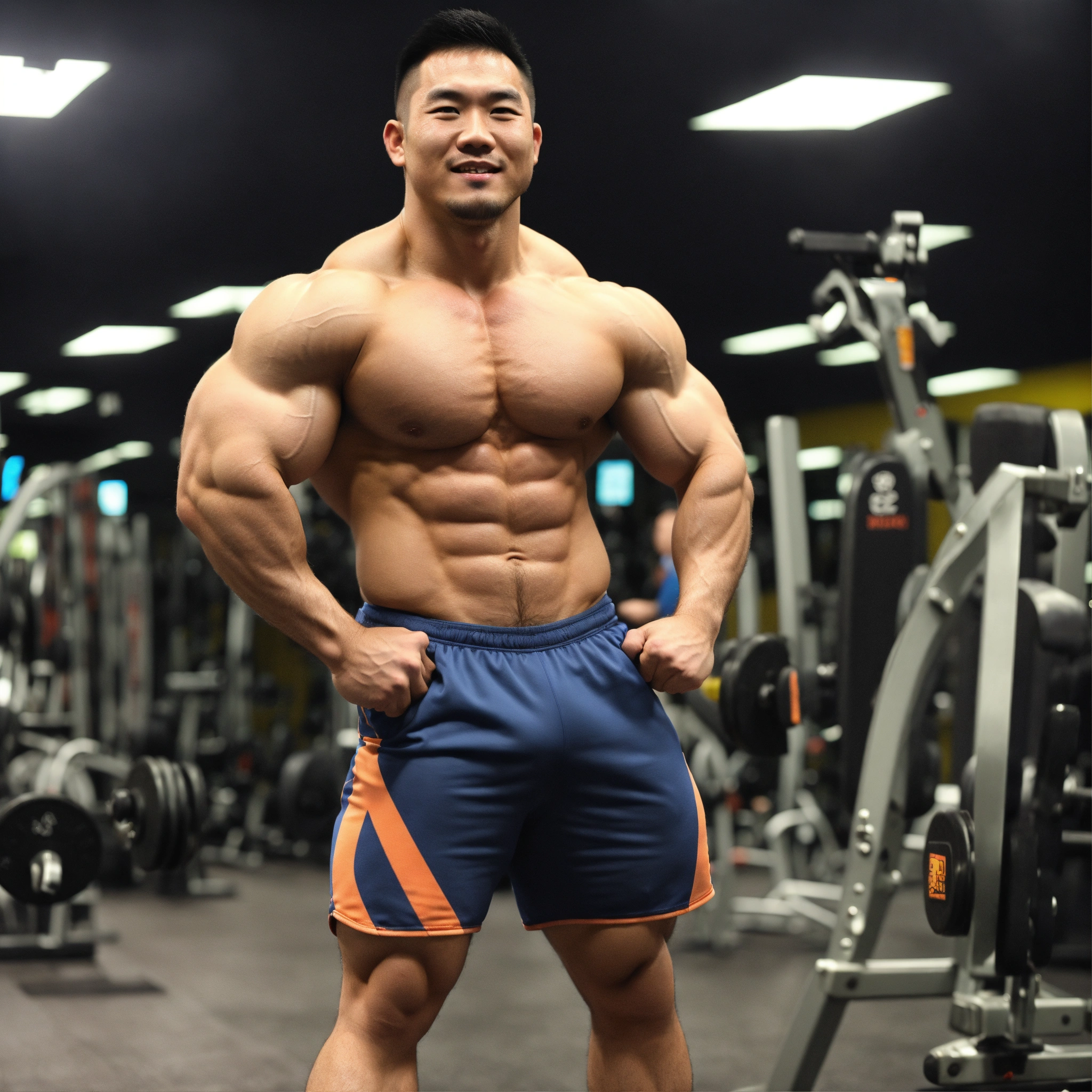 Lexica - 30-year-old hairy man with big muscles, Bryan Leung Kar-yan ...