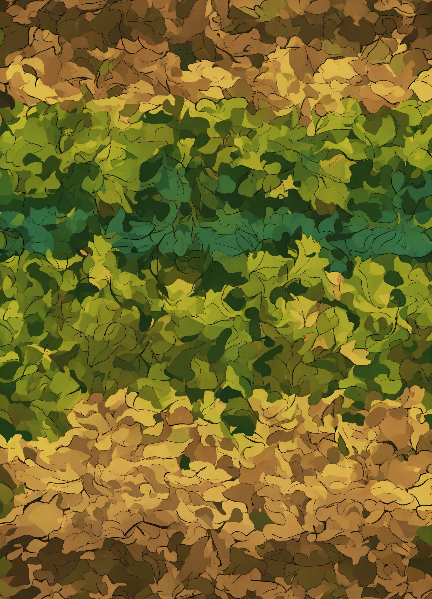 Lexica - Smoke, Weed, and tree camouflage pattern greens and browns