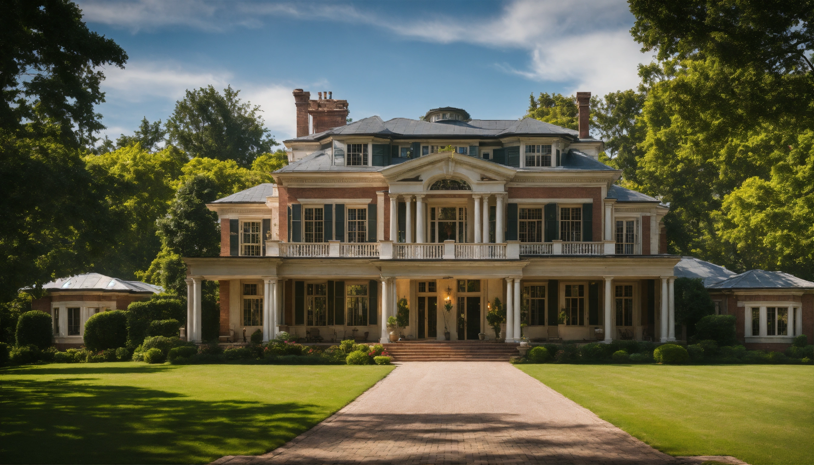 Lexica - 1920s Georgian style mansion