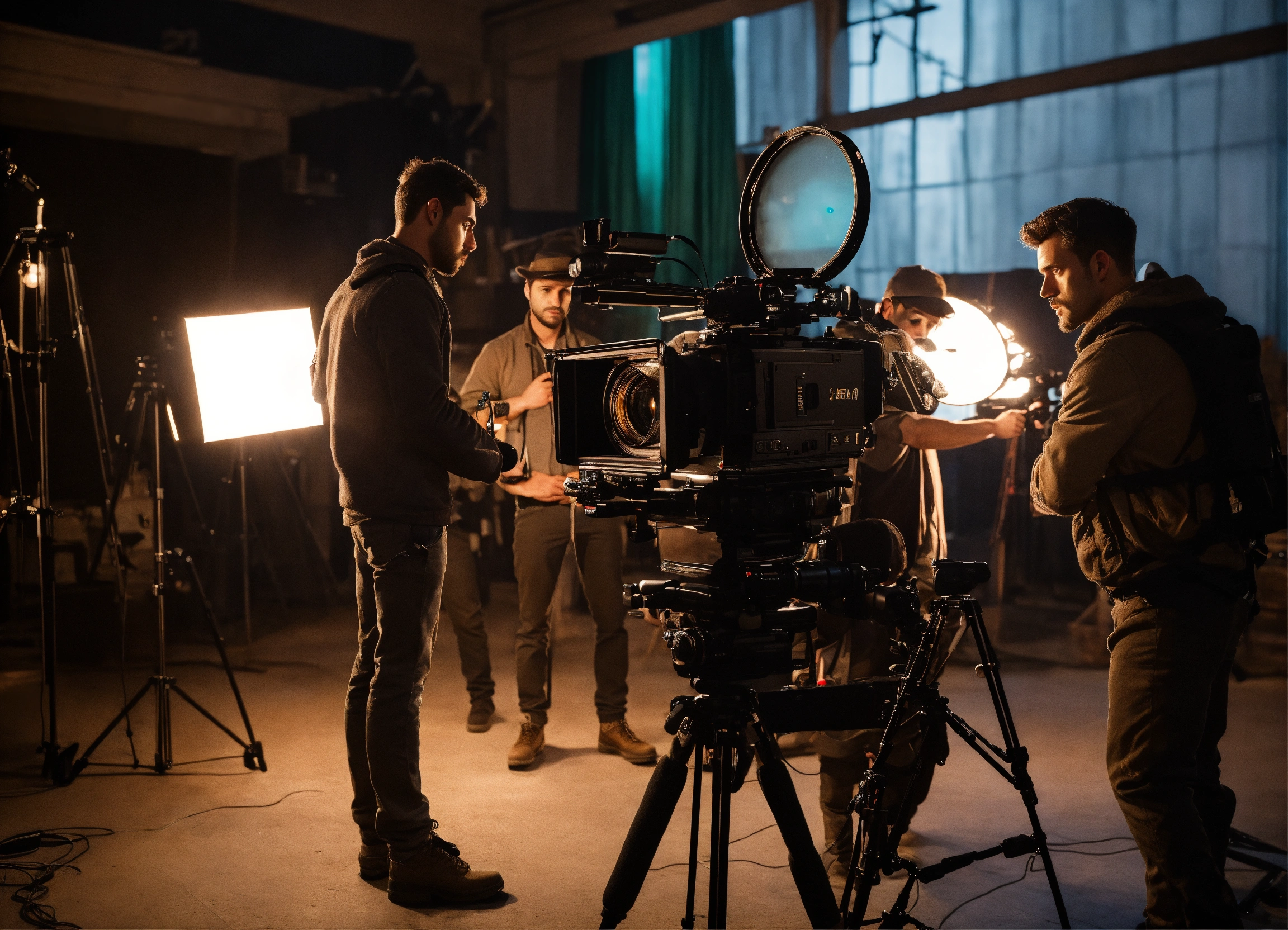 Lexica - The film set. The process of shooting a movie. The main ...