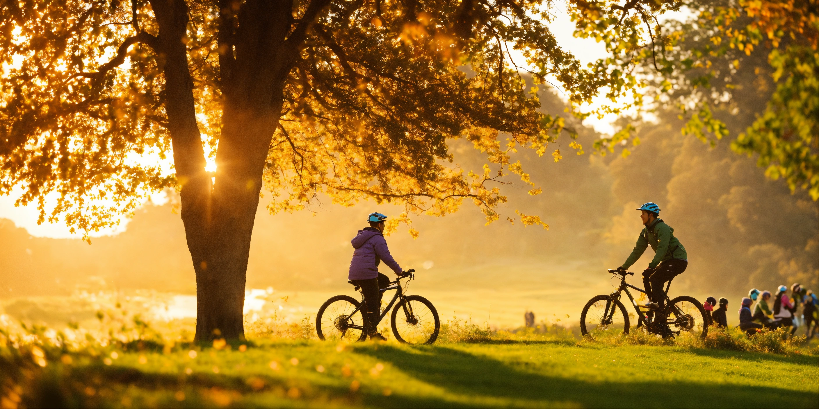 Lexica - Scenes of people enjoying active, healthy lives.