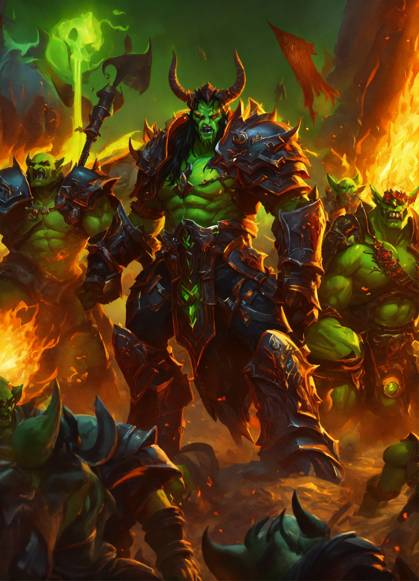 Lexica - An army of the demonic Burning Legion invading Azeroth, World ...