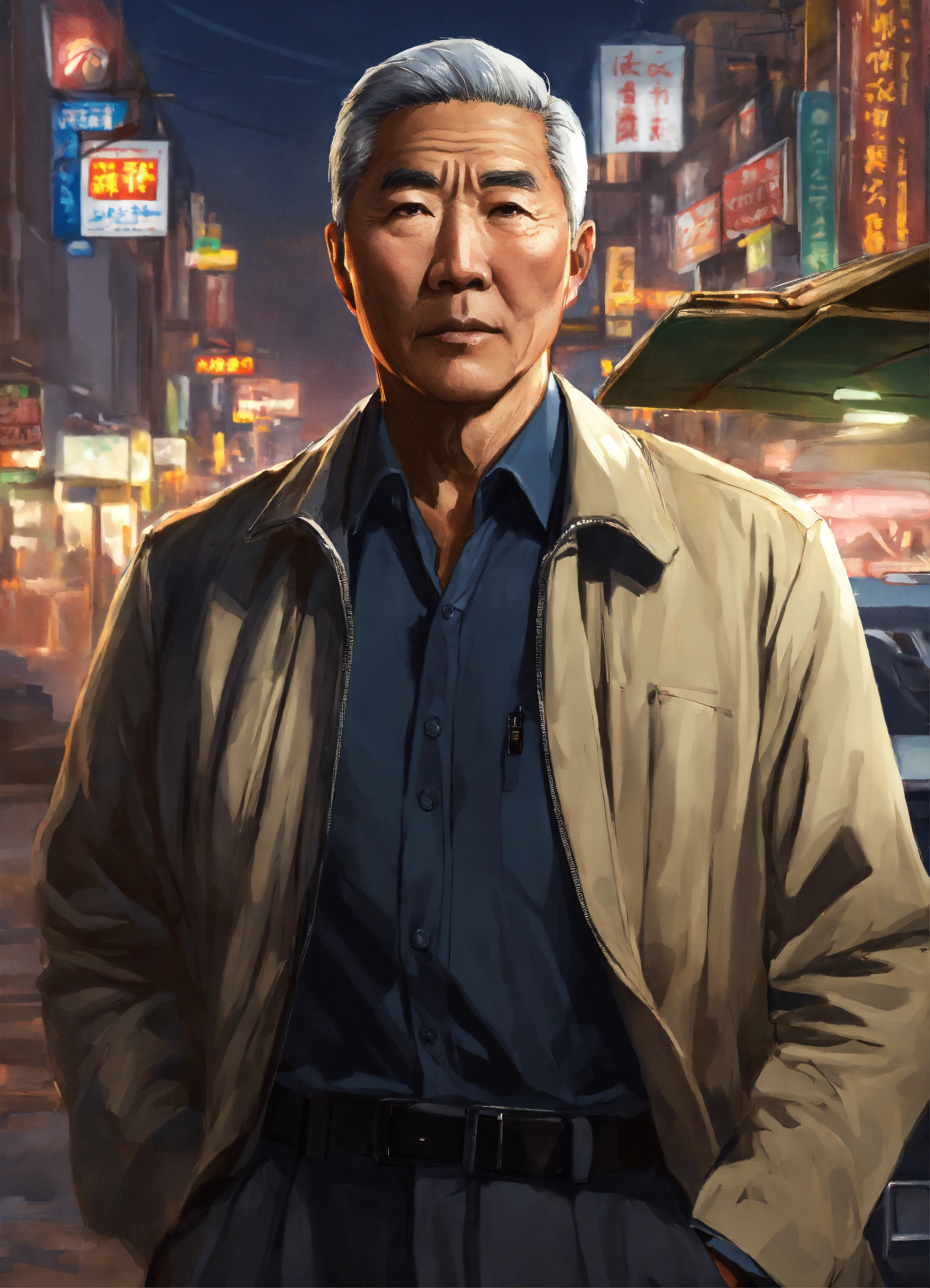Lexica - Agent Brady, an older asian man who works for a secret ...