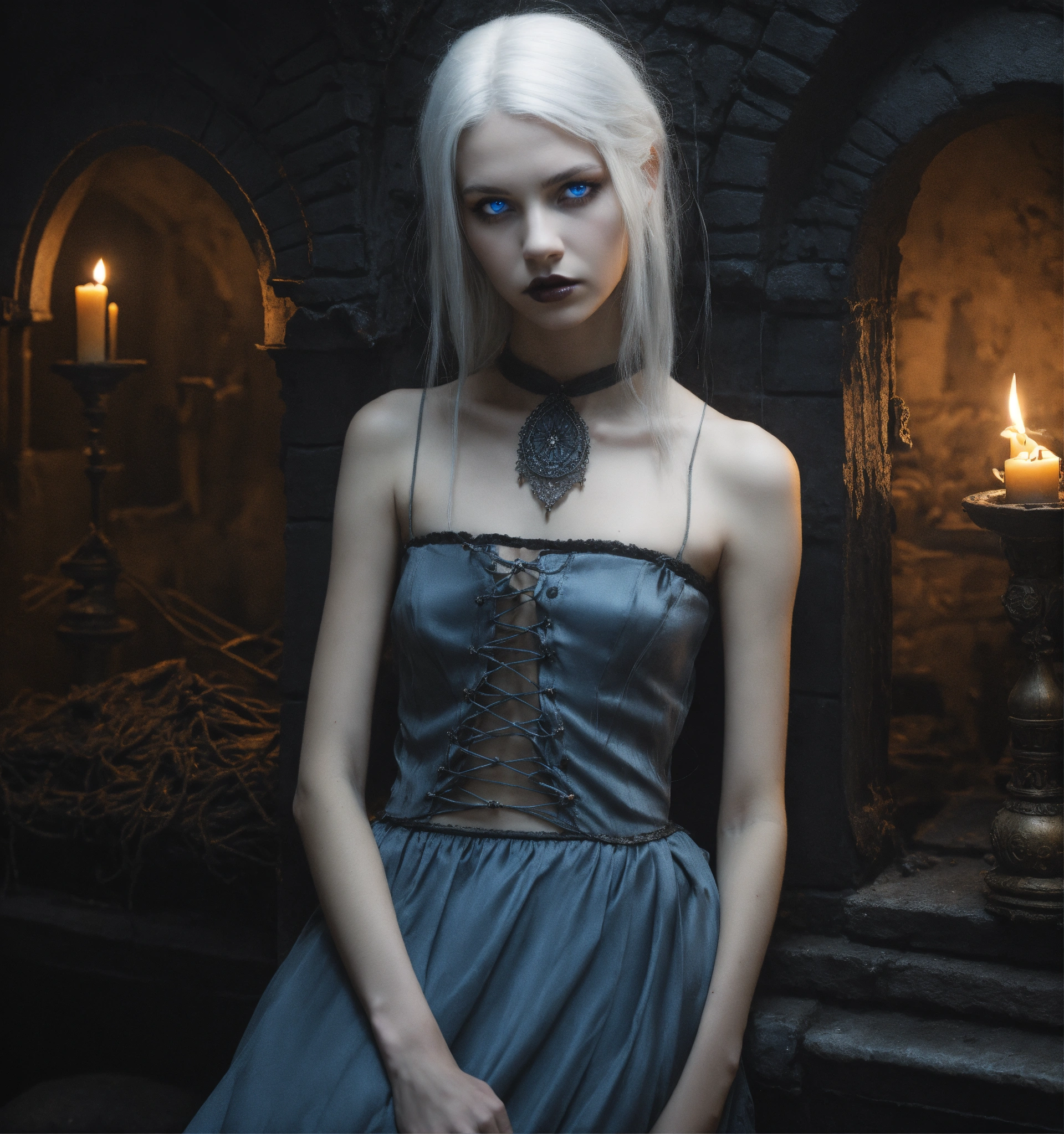 Lexica - Body portrait, sehr kindhafte deadly pale twelve year old ...