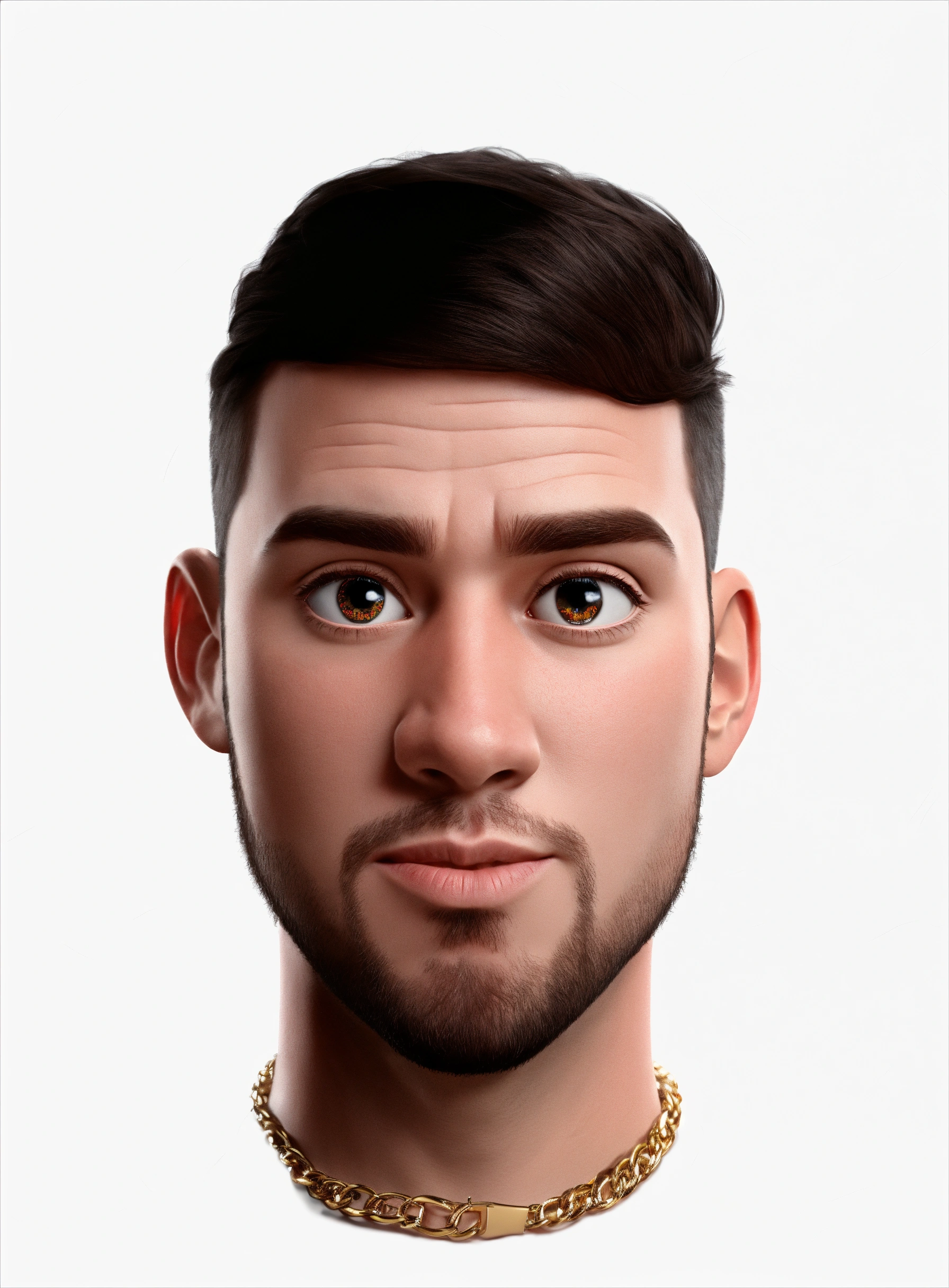 Lexica - White man, rapper, Disney style, big eyes, Disney eyes, Pixar ...