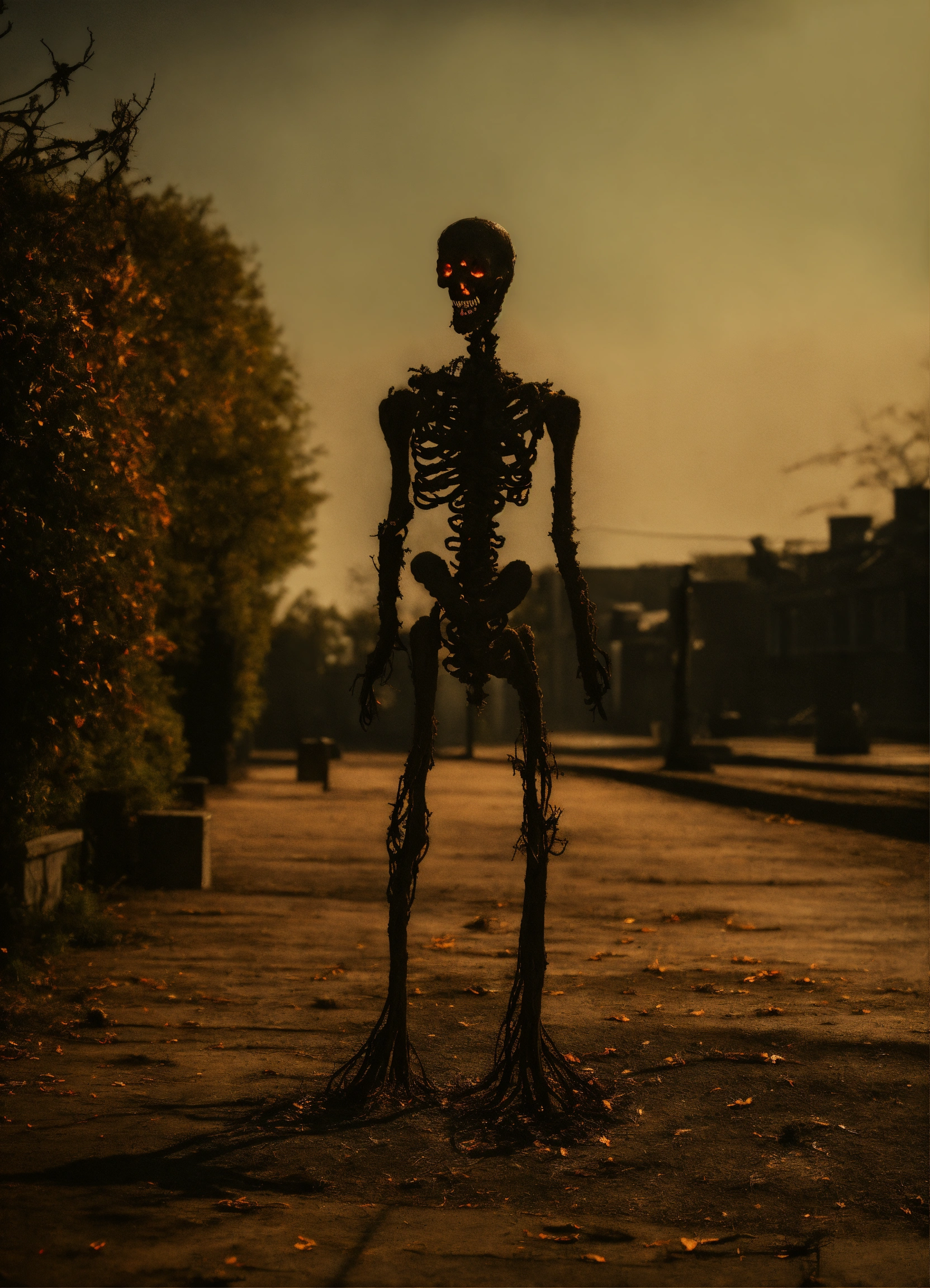 Lexica - A disturbing picture of a horrifying entity on shadowy surface ...