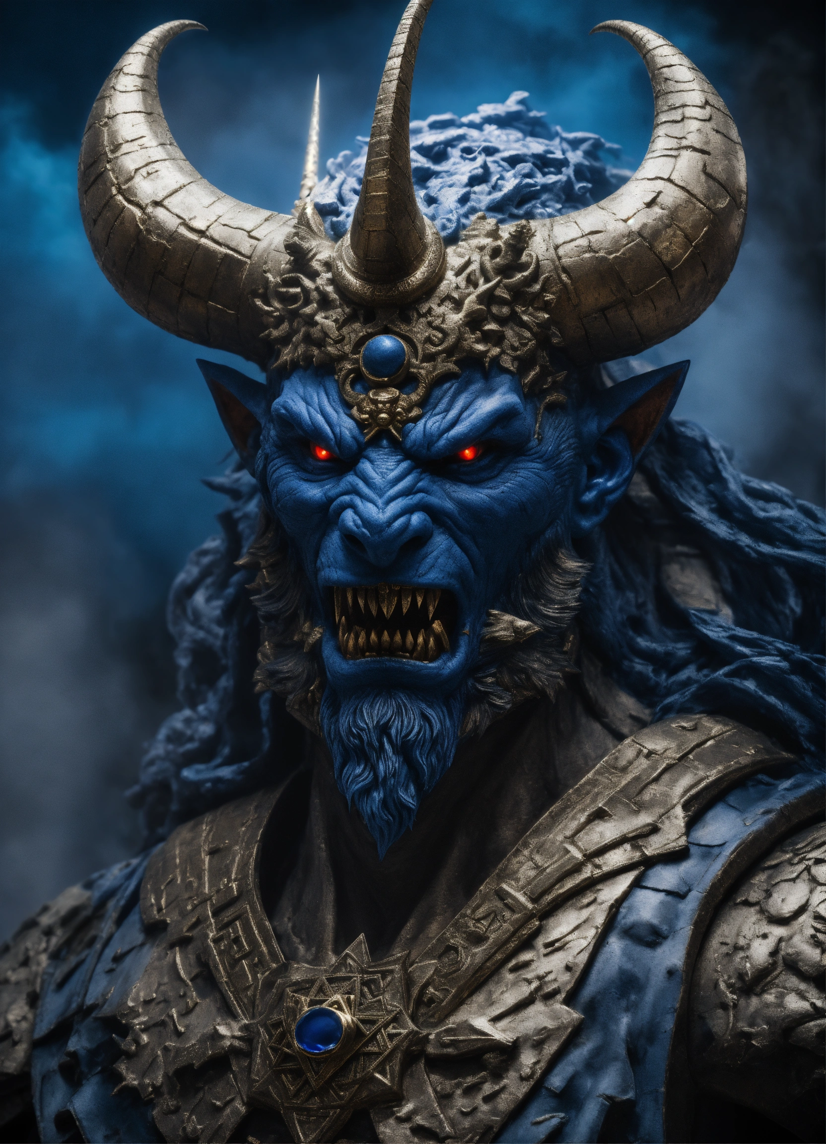 Lexica - Evil demonic Israel demon with an Israeli flag beast with an ...