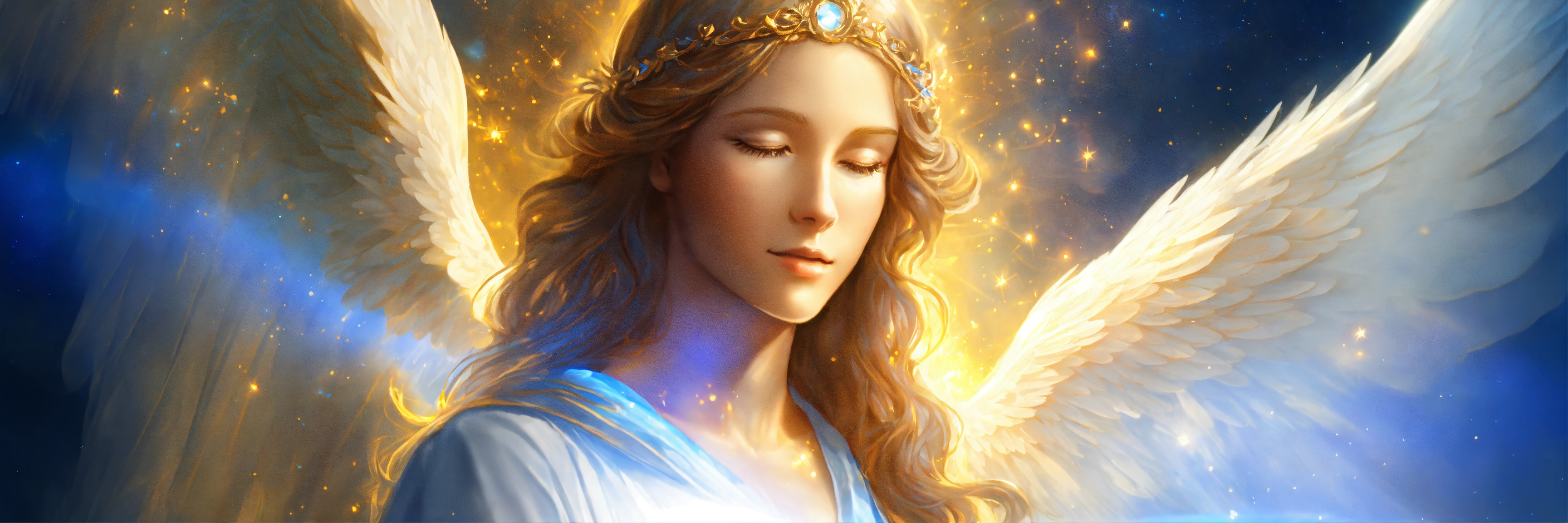 Lexica - Angel moving up beautiful uplifting spiritual visionary scene ...