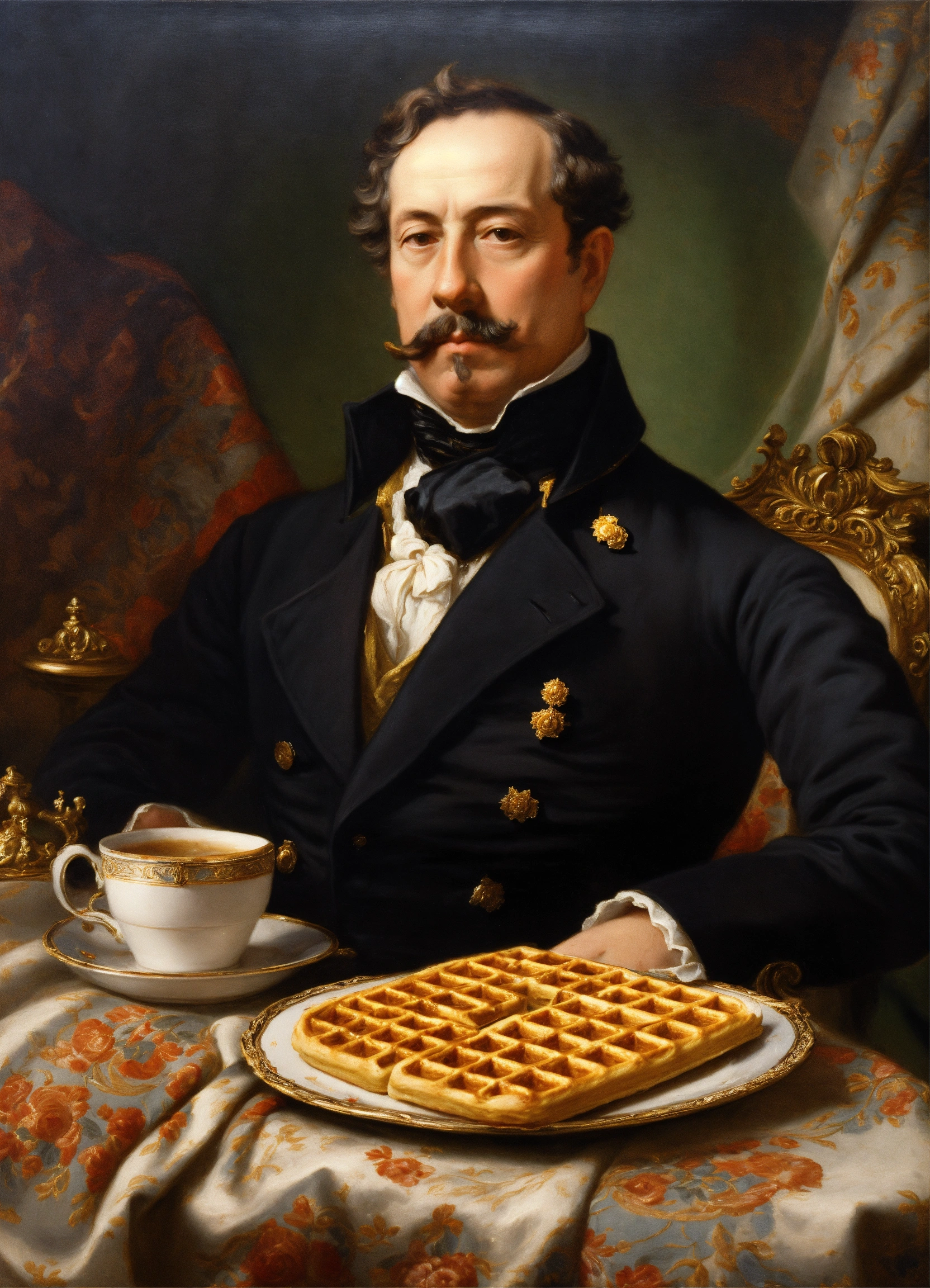 Lexica - Peint napoleon III, eat flemish wafel
