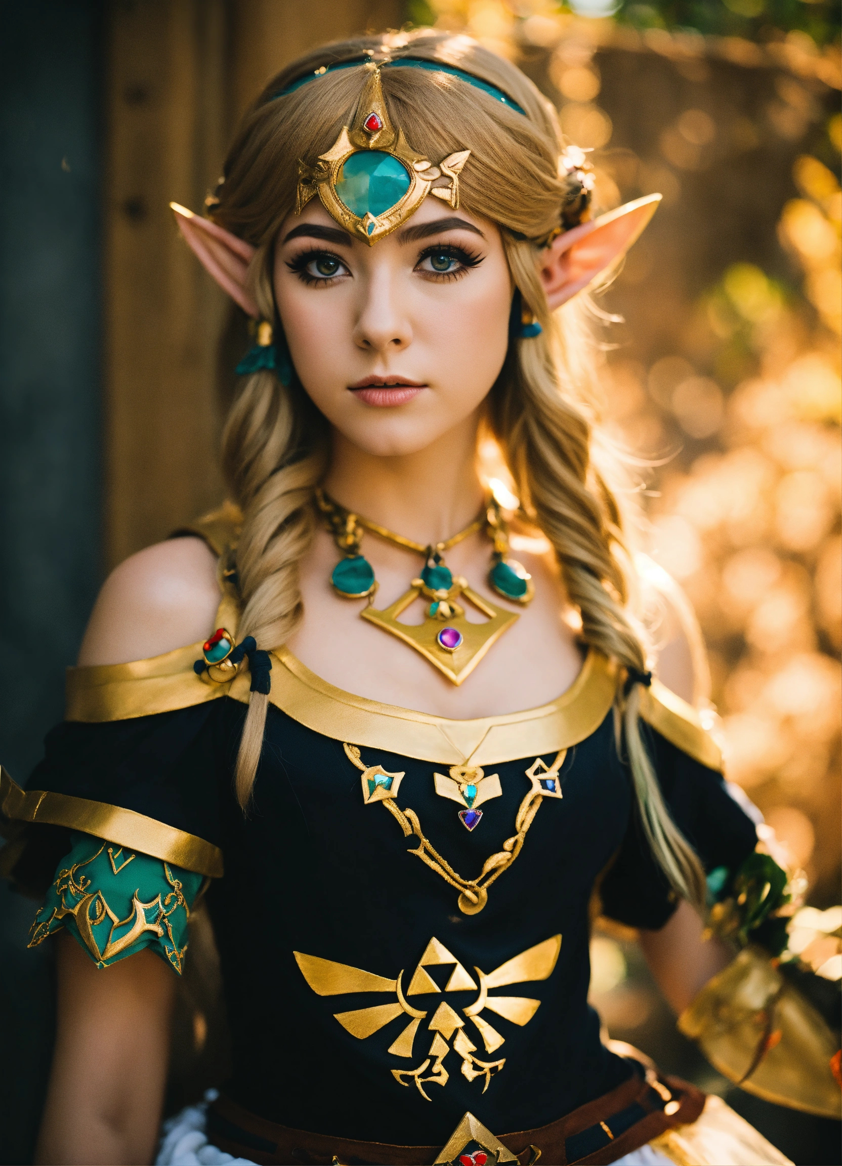Lexica - Photo of Zelda cosplay, 8k, shot on Portra 400