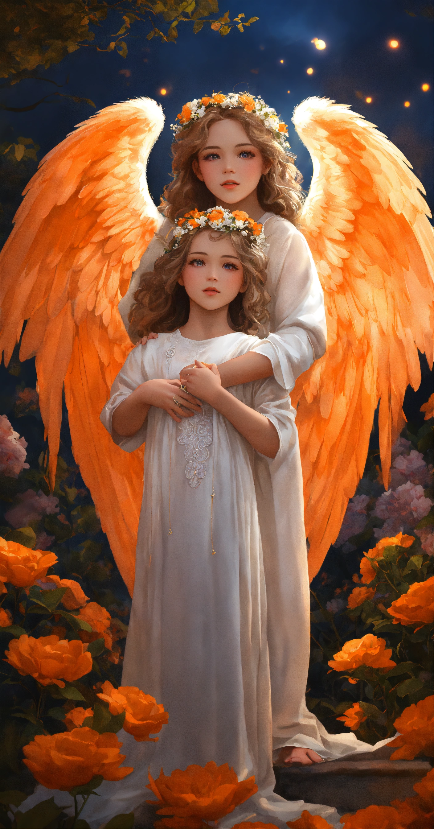 Lexica - 2 Guardian Angels, one is a boy and the other angel is a 7 ...