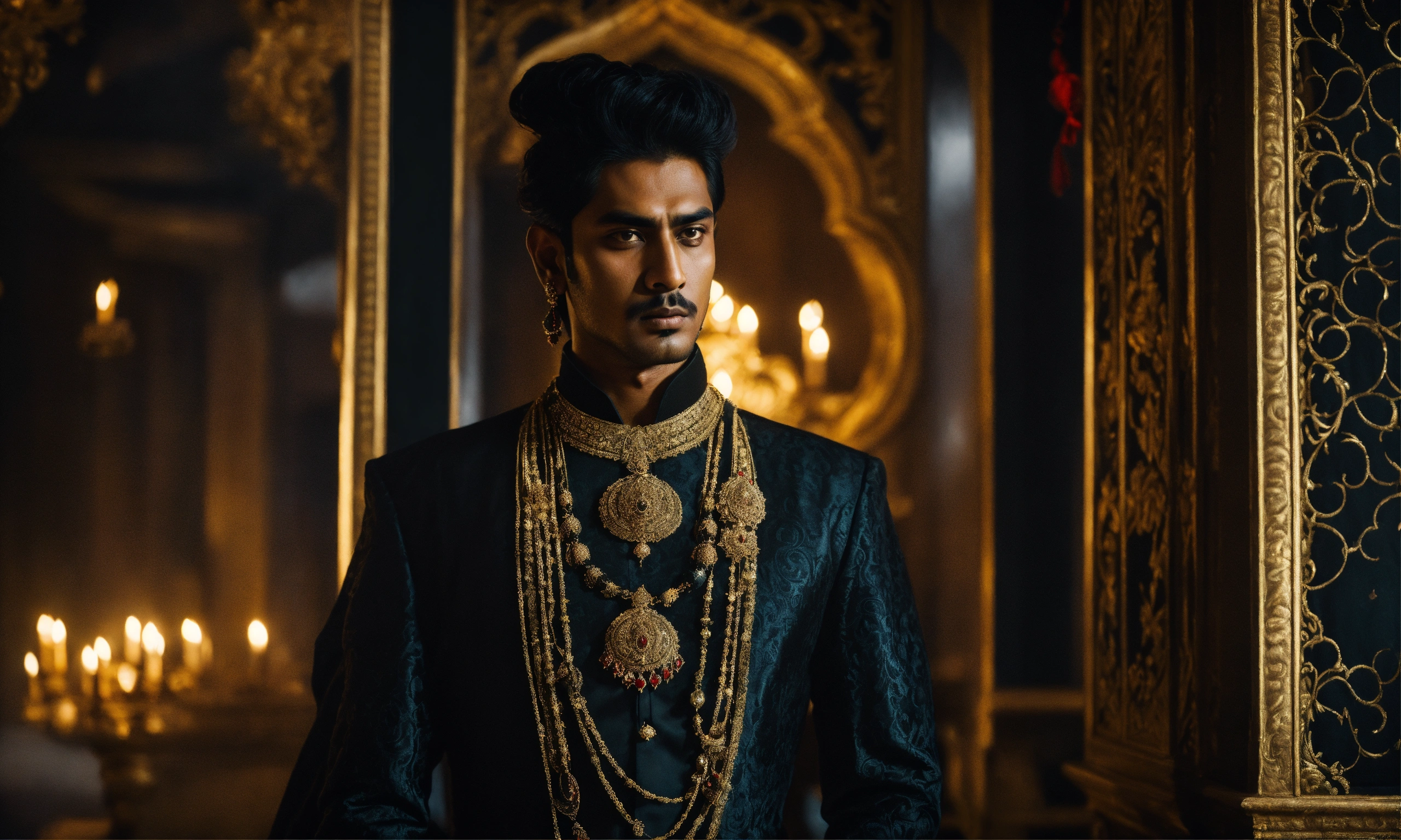 Lexica - Dark, mysterious and dramatic fantasy portrait of a young ...