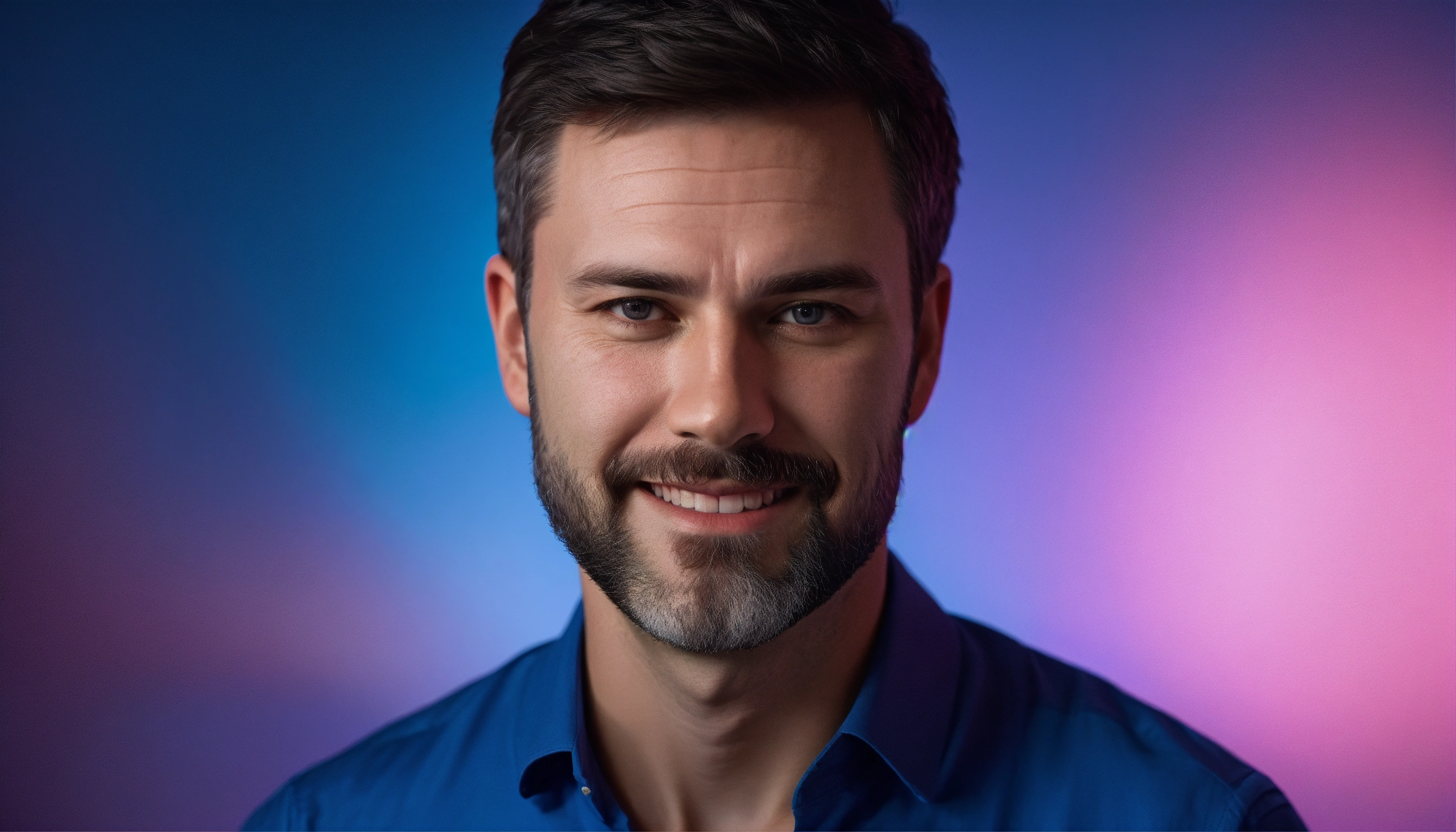 Lexica - Perfect photo portrait, bust shot, of a 43 yo white man, with ...